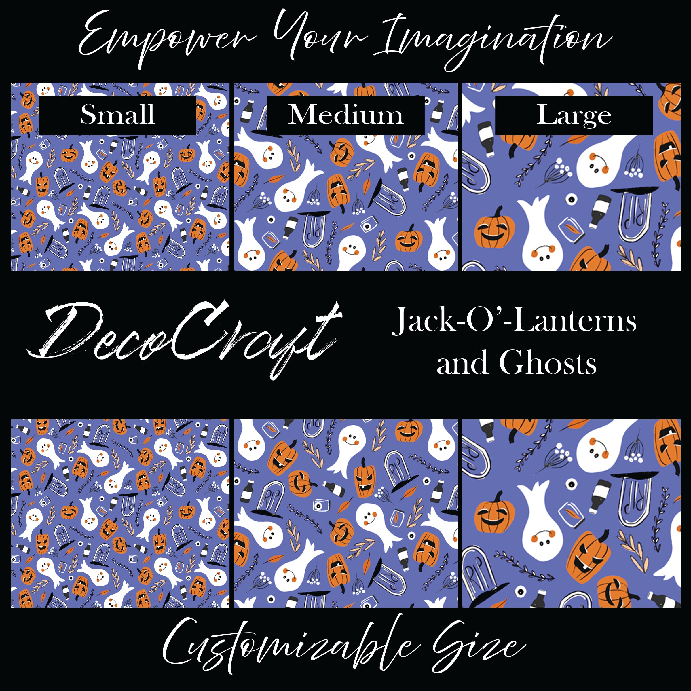 DecoCraft - Halloween - Jack O' Lanterns and Ghosts – H & H Creations