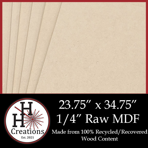 1/4" Raw Premium MDF Draft Board - Without Slick Finish - 23.75" x 34 ...