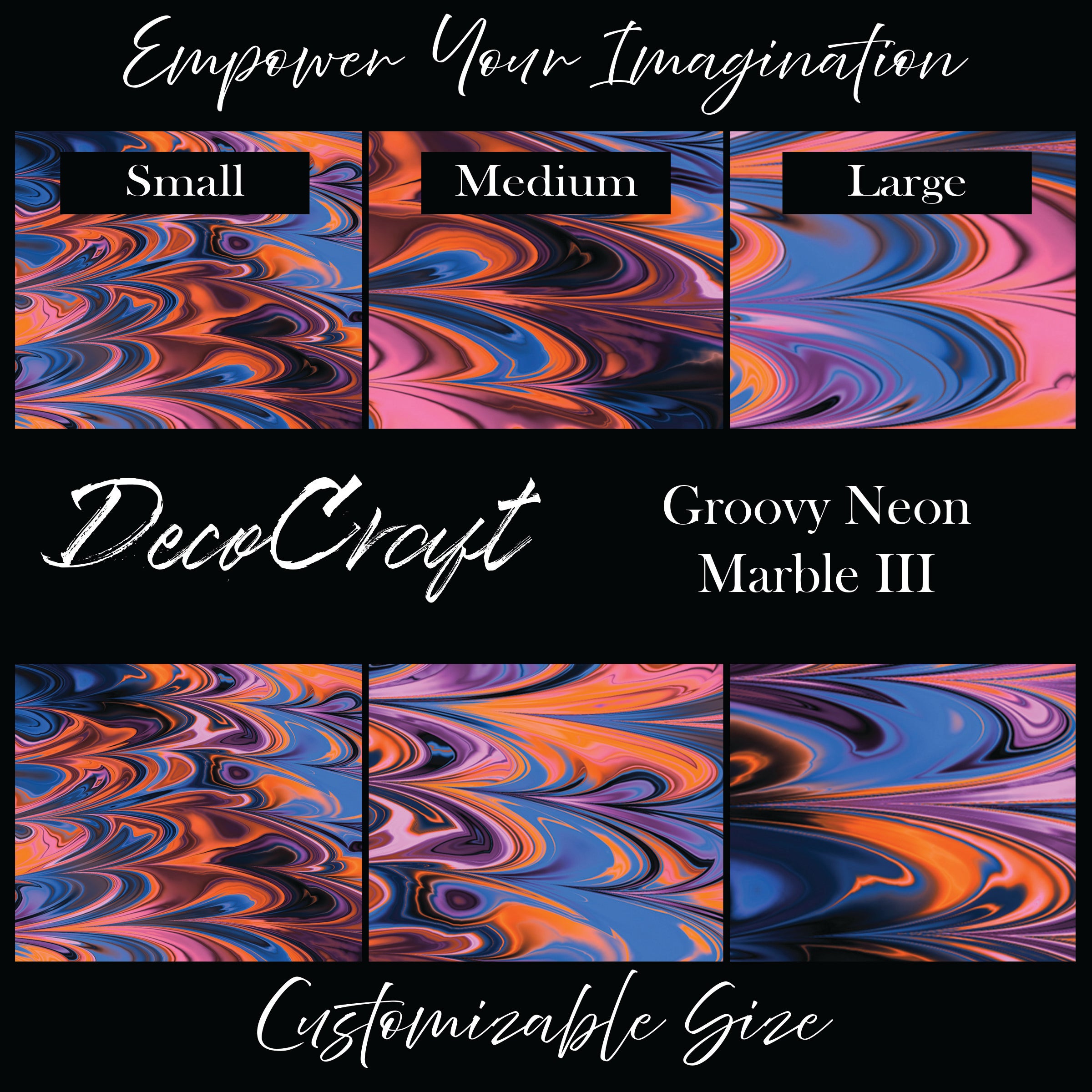 DecoCraft - Marble - Groovy Neon III – H & H Creations