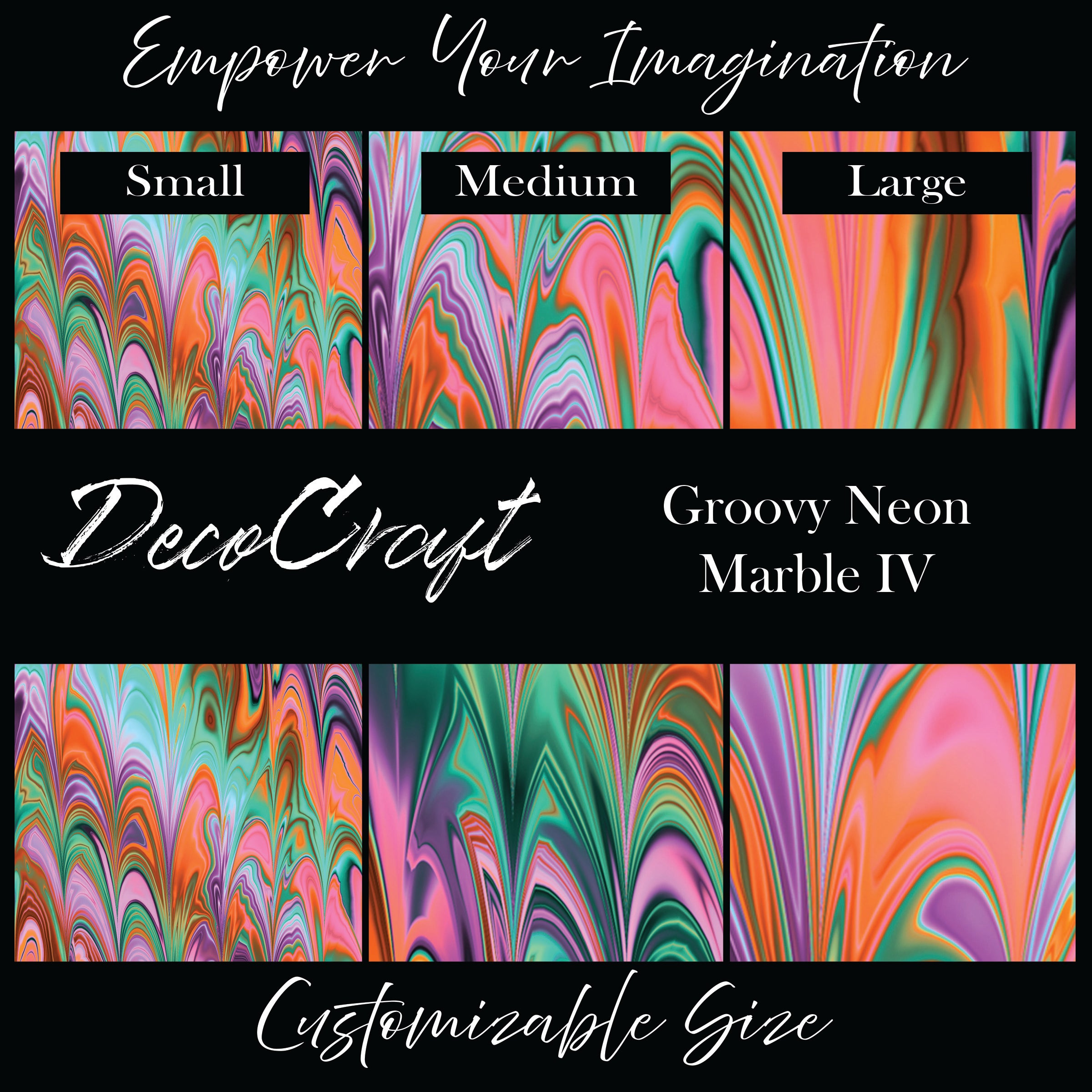 DecoCraft - Marble - Groovy Neon IV – H & H Creations