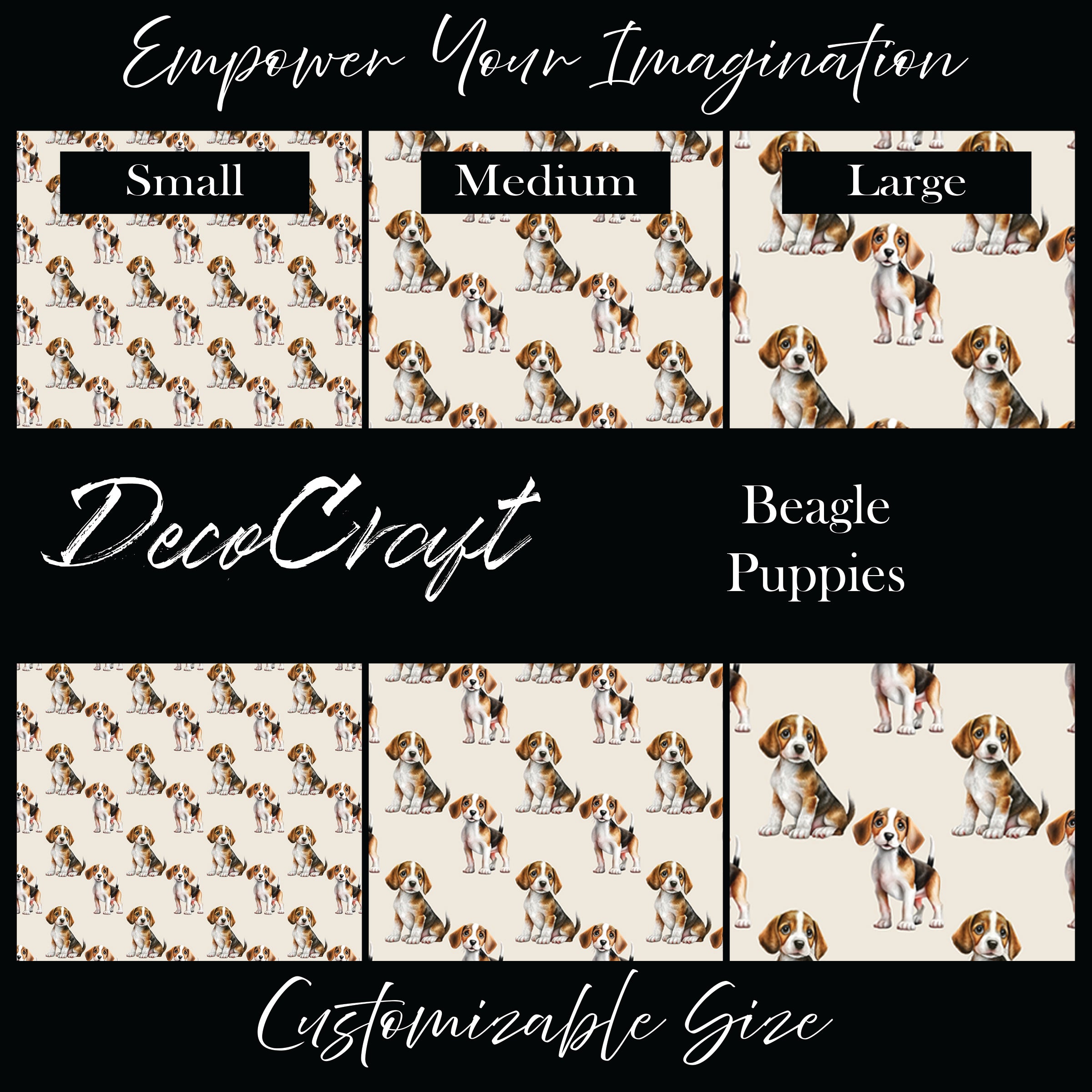 DecoCraft - Animals, Bugs, & Birds - Beagle Puppies – H & H Creations