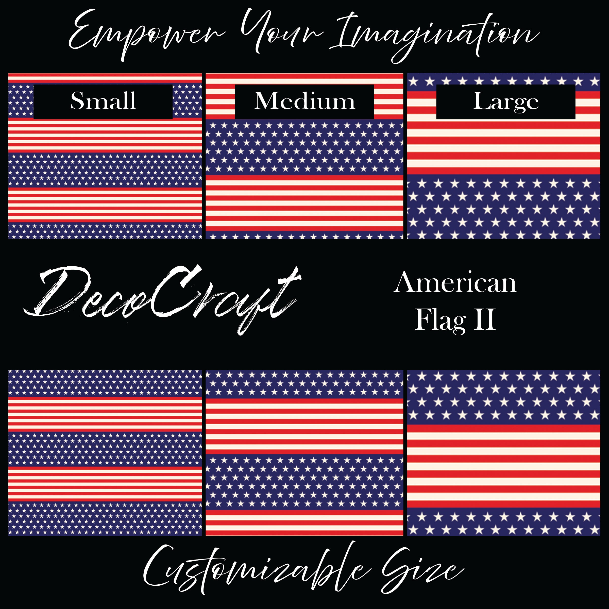 DecoCraft - Americana - American Flag II – H & H Creations