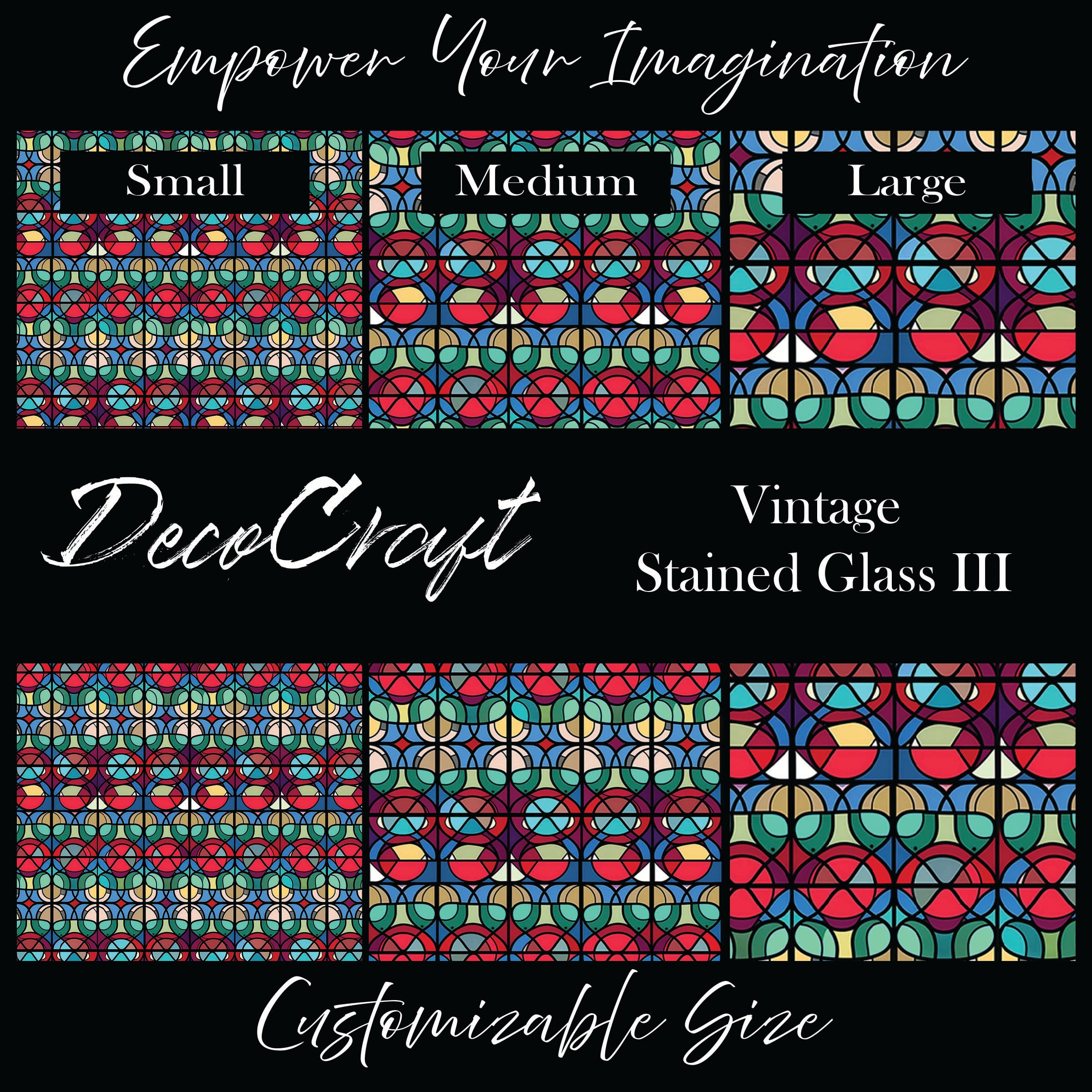 DecoCraft - Stained Glass - Vintage – H & H Creations