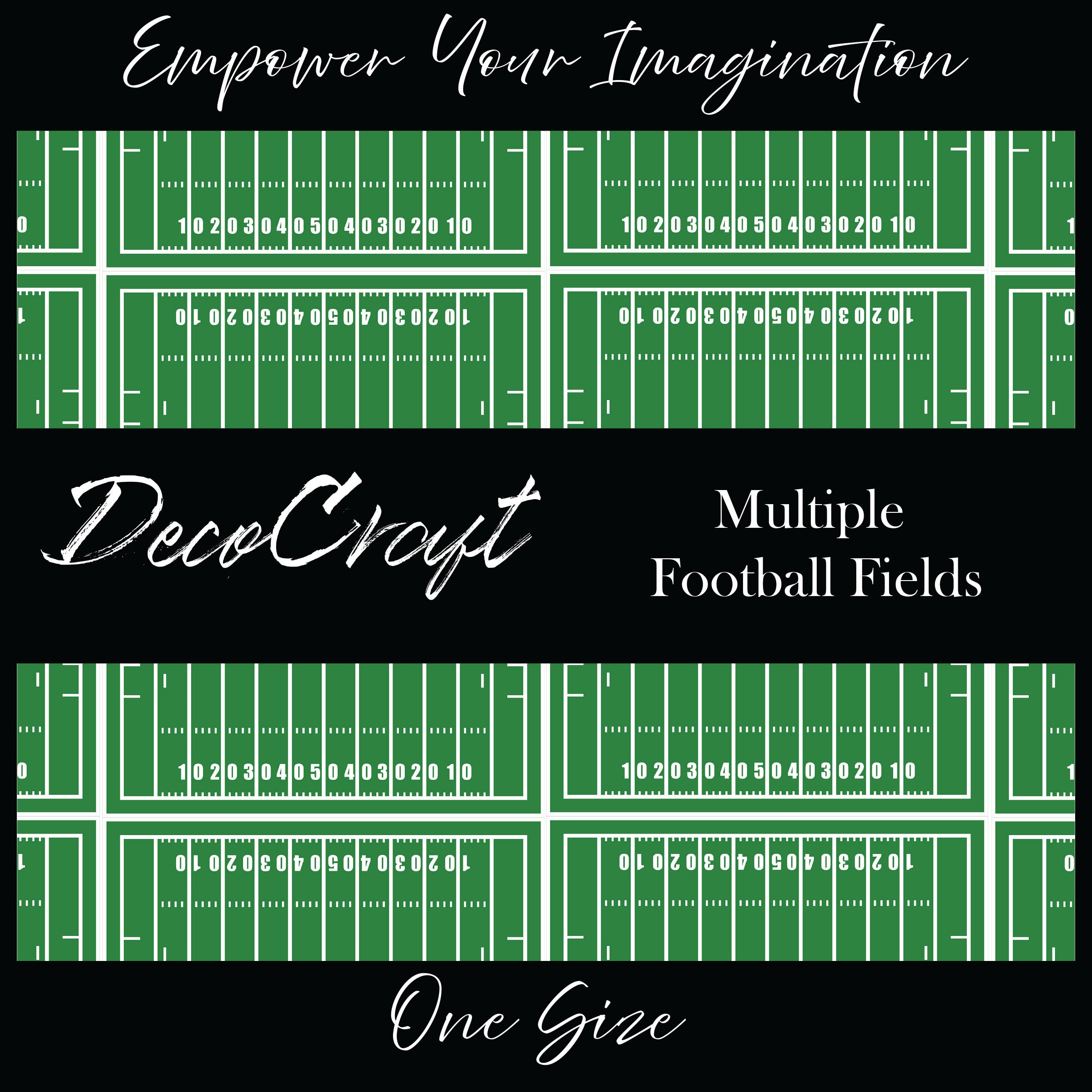 DecoCraft - Sports - Football - Multiple Football Fields – H & H Creations
