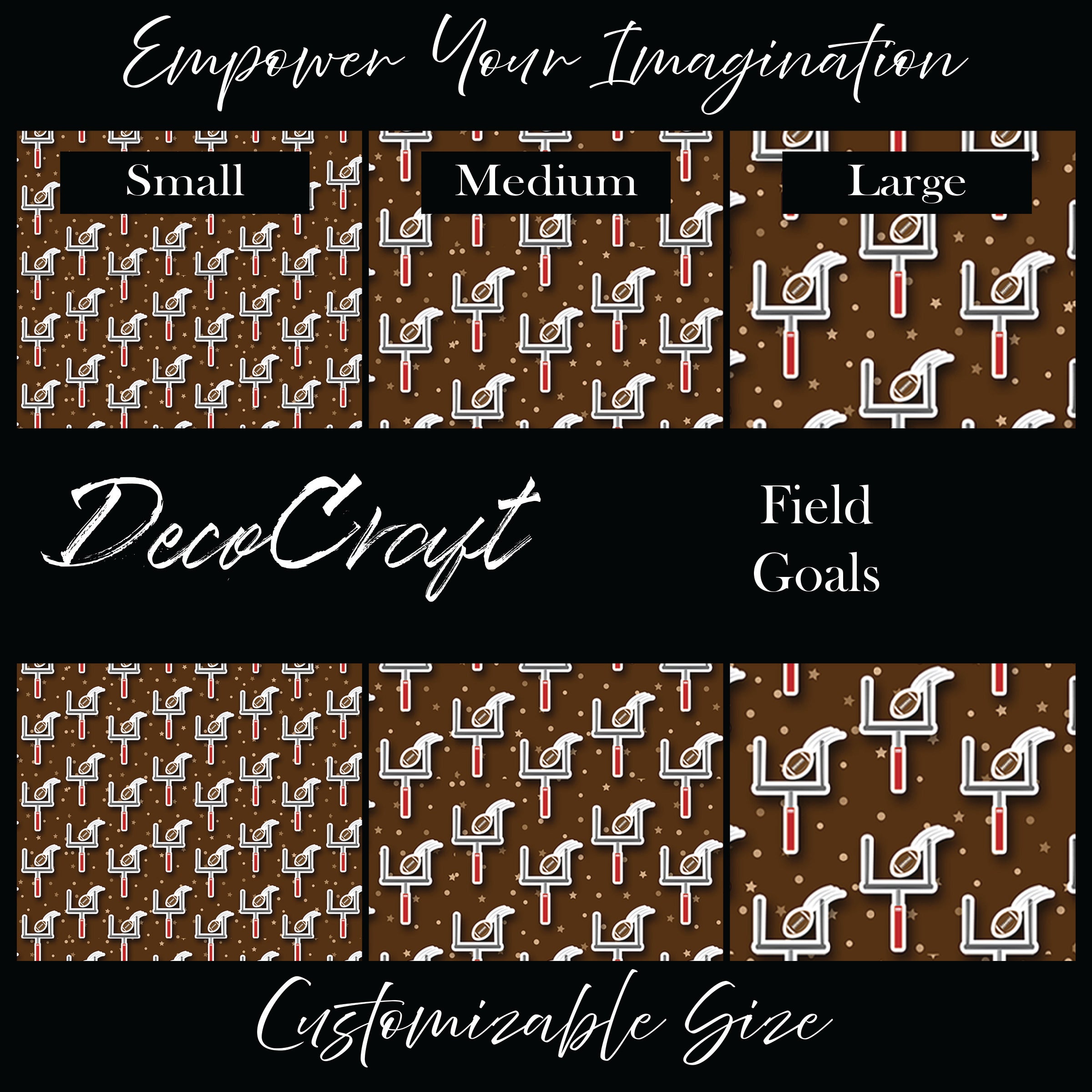 DecoCraft - Sports - Football - Field Goals – H & H Creations
