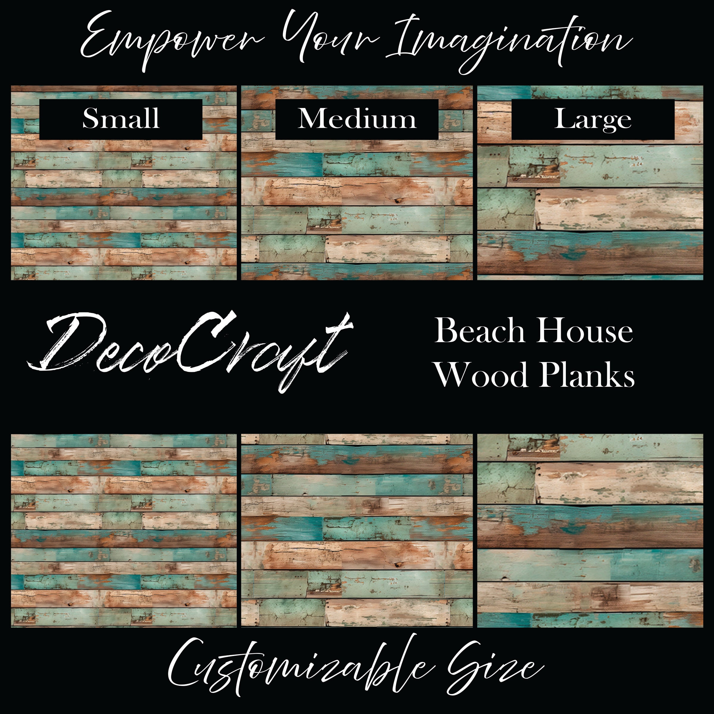 DecoCraft - Textures - Beach House Wood Planks – H & H Creations