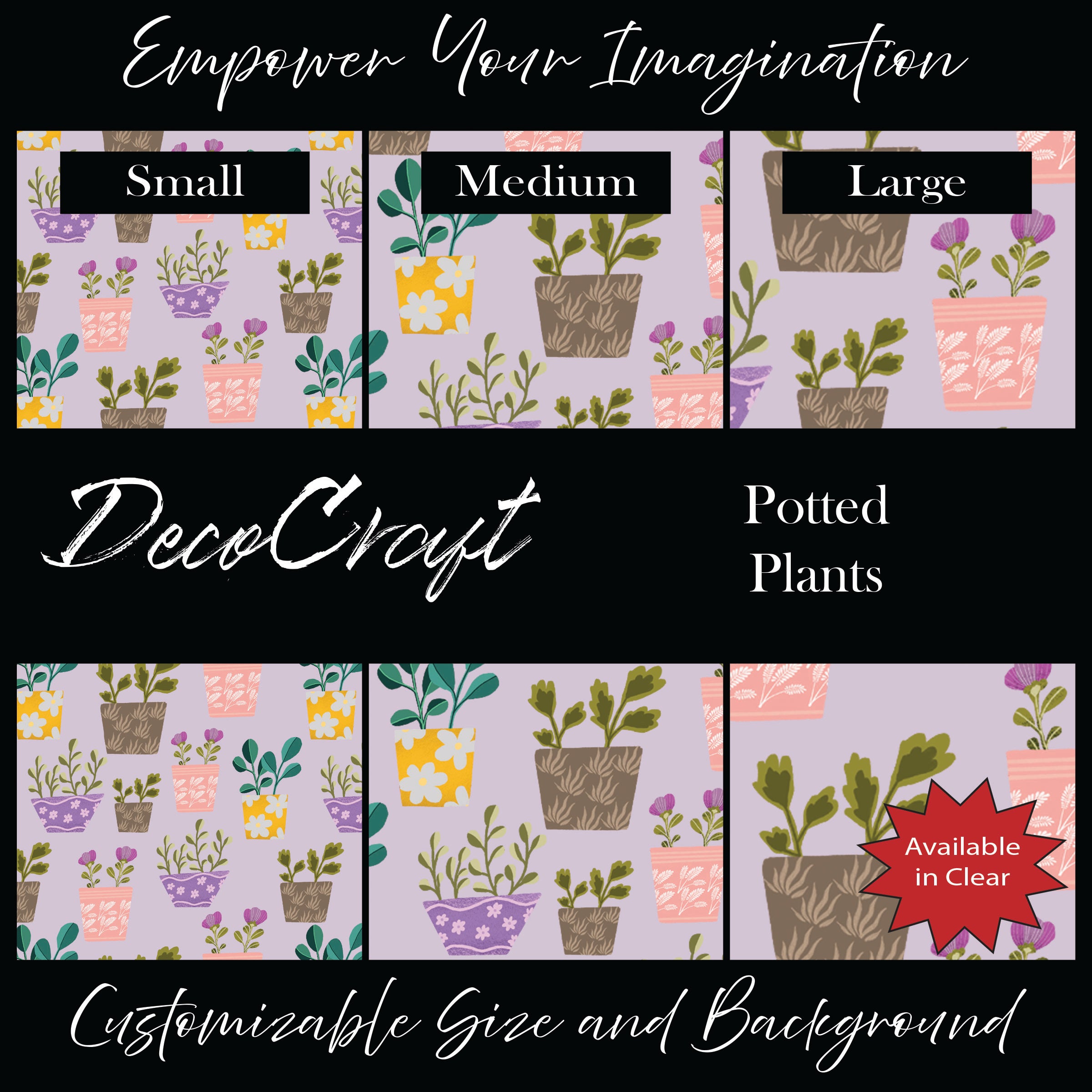 DecoCraft - Flowers & Greenery - Potted Plants – H & H Creations