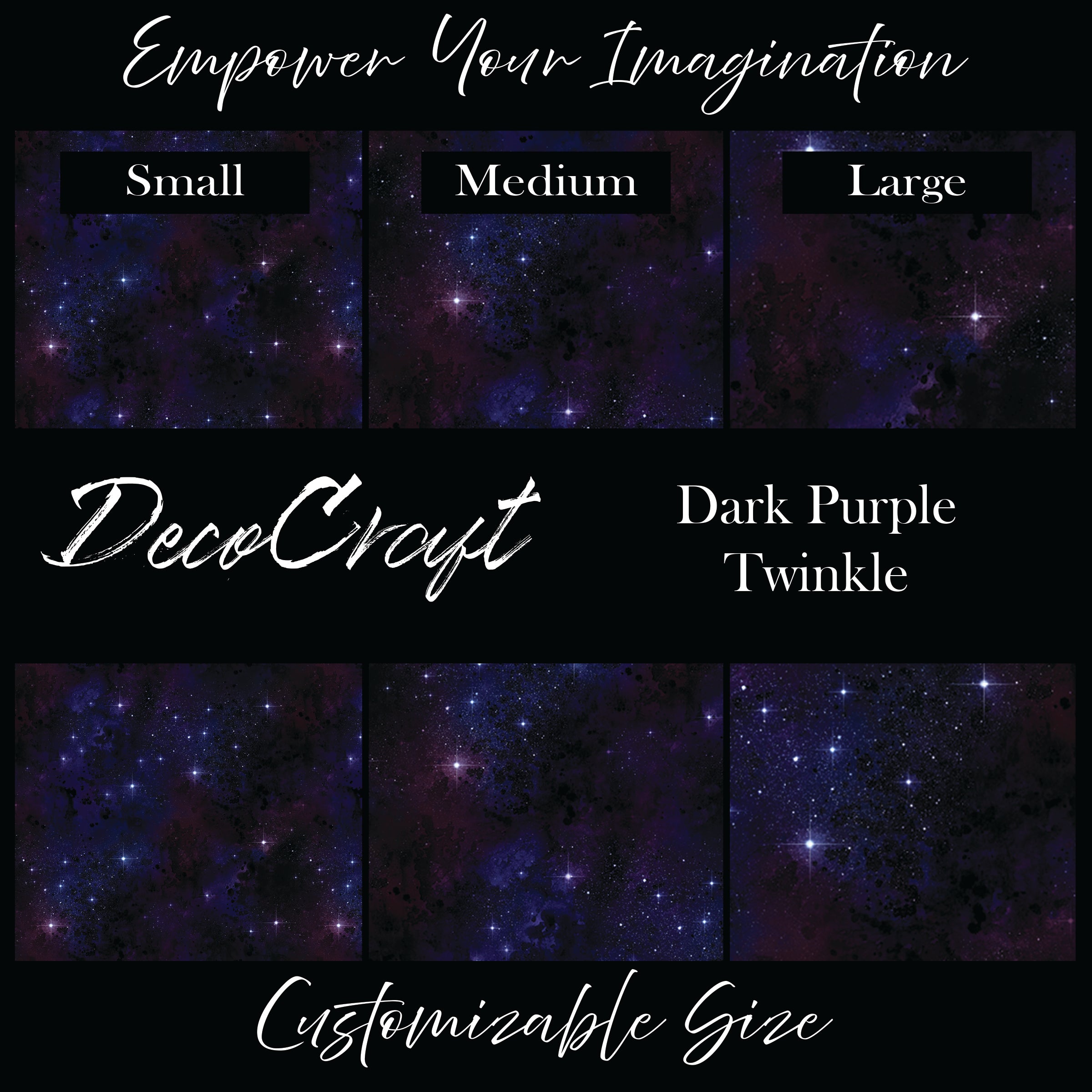 DecoCraft - Landscapes & Skies - Dark Purple Twinkle – H & H Creations