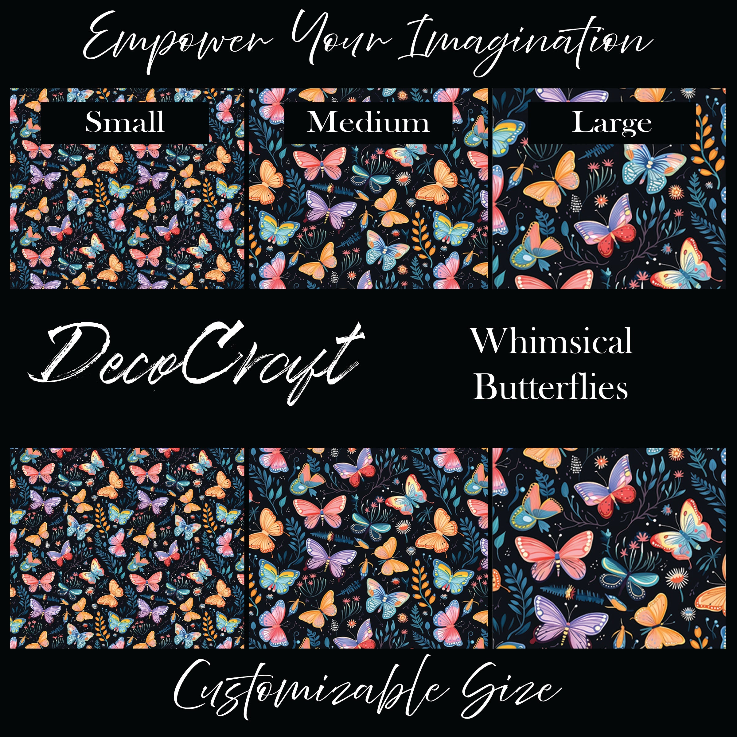 DecoCraft - Animals, Bugs, & Birds - Whimsical Butterflies – H & H ...