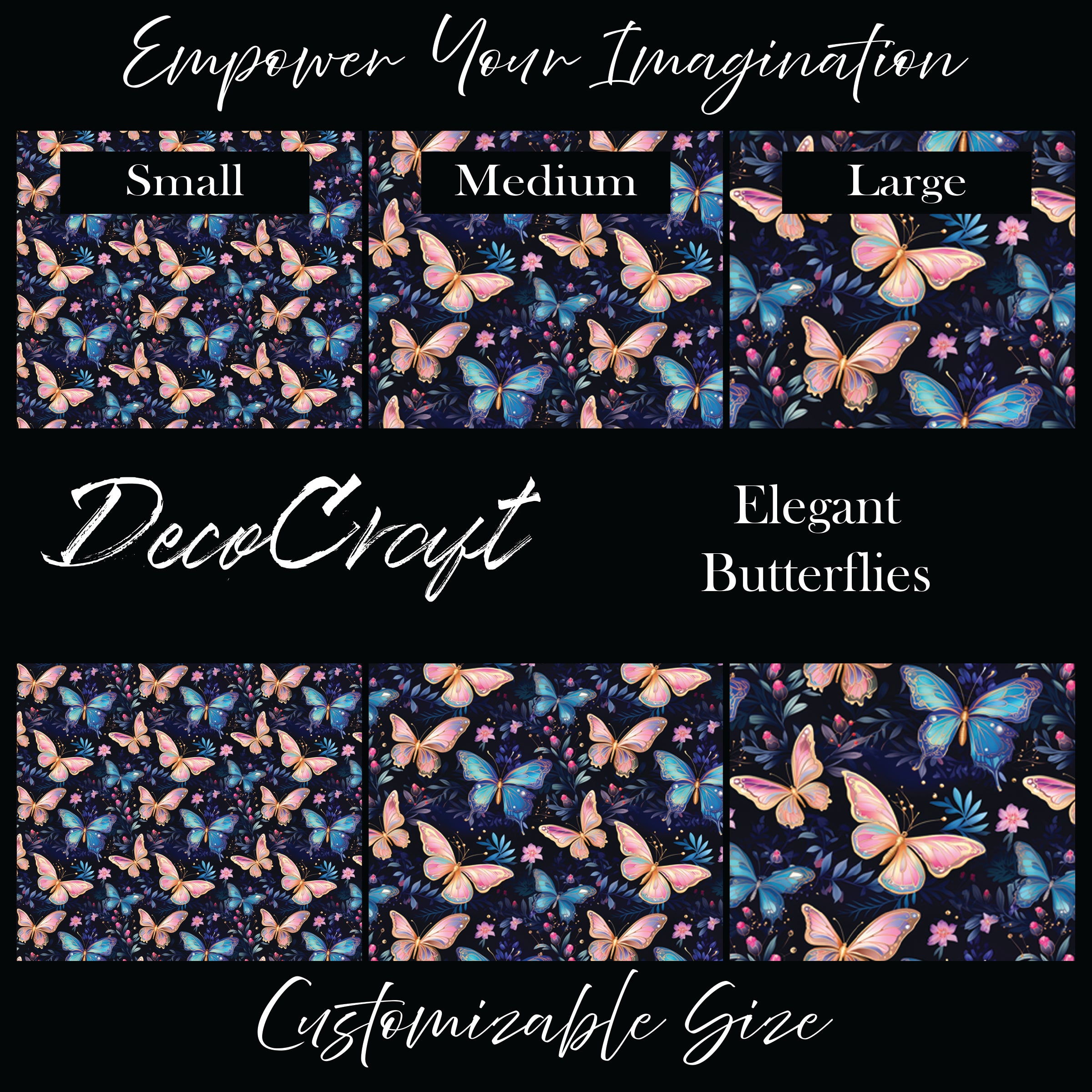 DecoCraft - Animals, Bugs, & Birds - Elegant Butterflies – H & H Creations