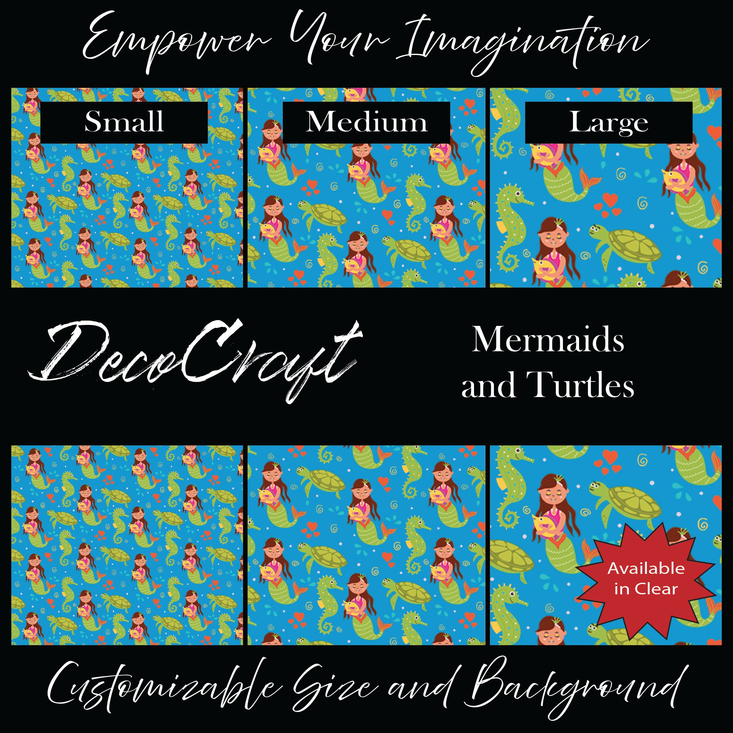 DecoCraft - Fairy Tales - Mermaids and Turtles – H & H Creations