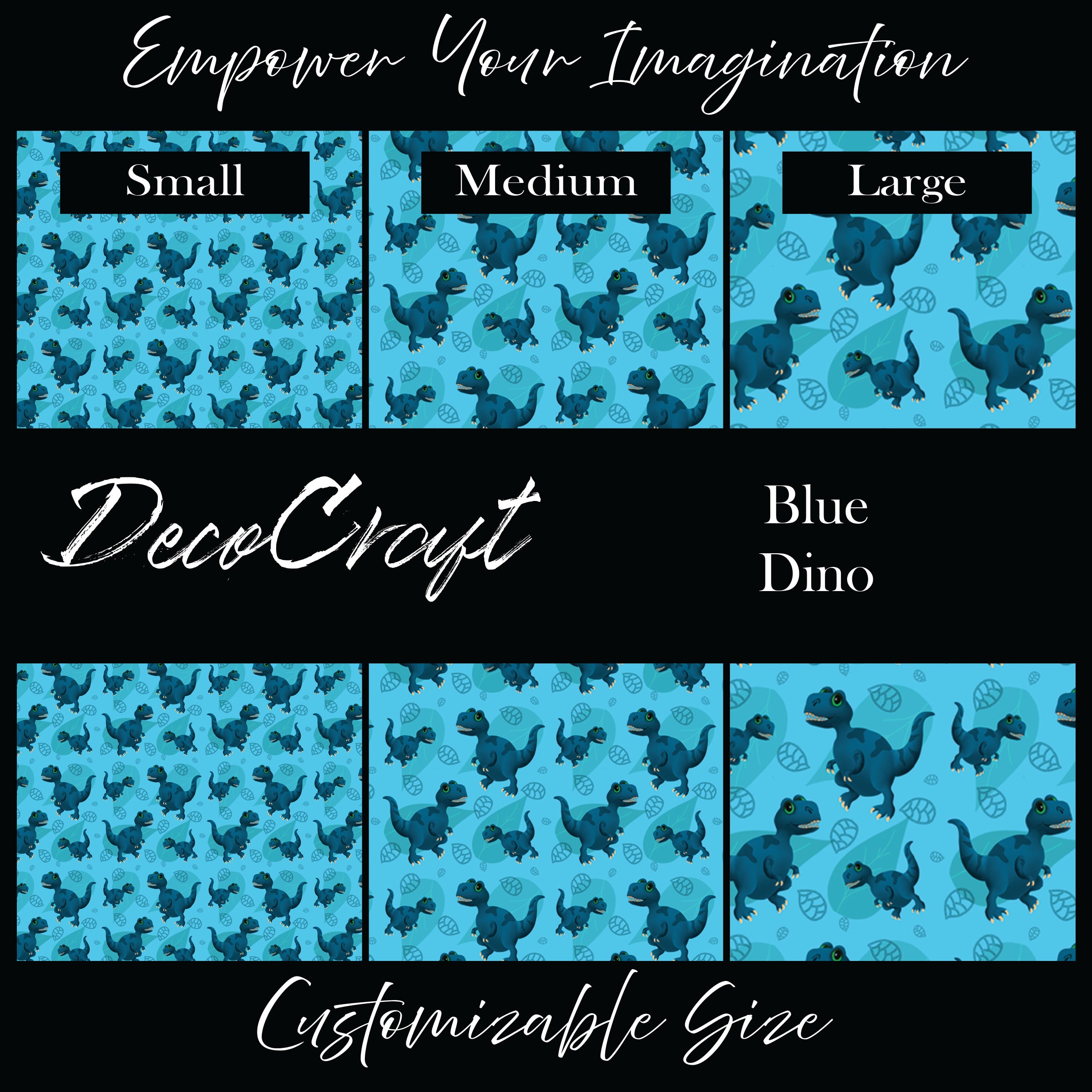 DecoCraft - Kids - Blue Dino – H & H Creations