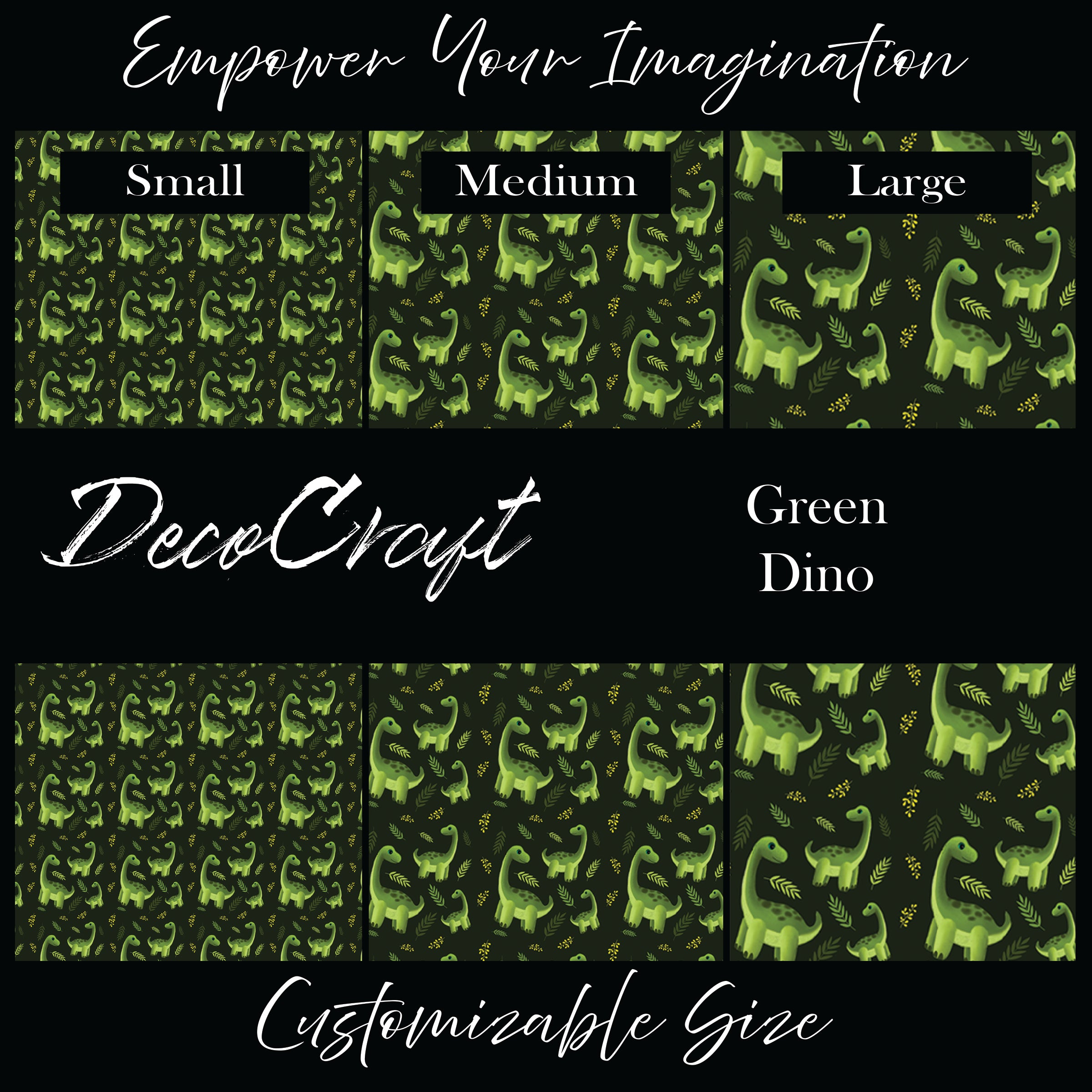DecoCraft - Kids - Green Dino – H & H Creations