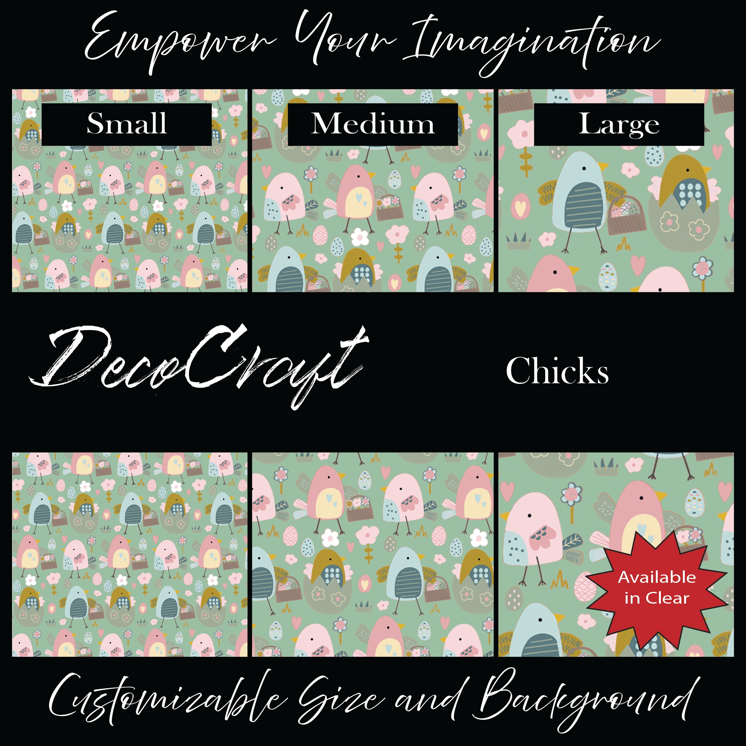 DecoCraft - Spring & Easter - Chicks – H & H Creations