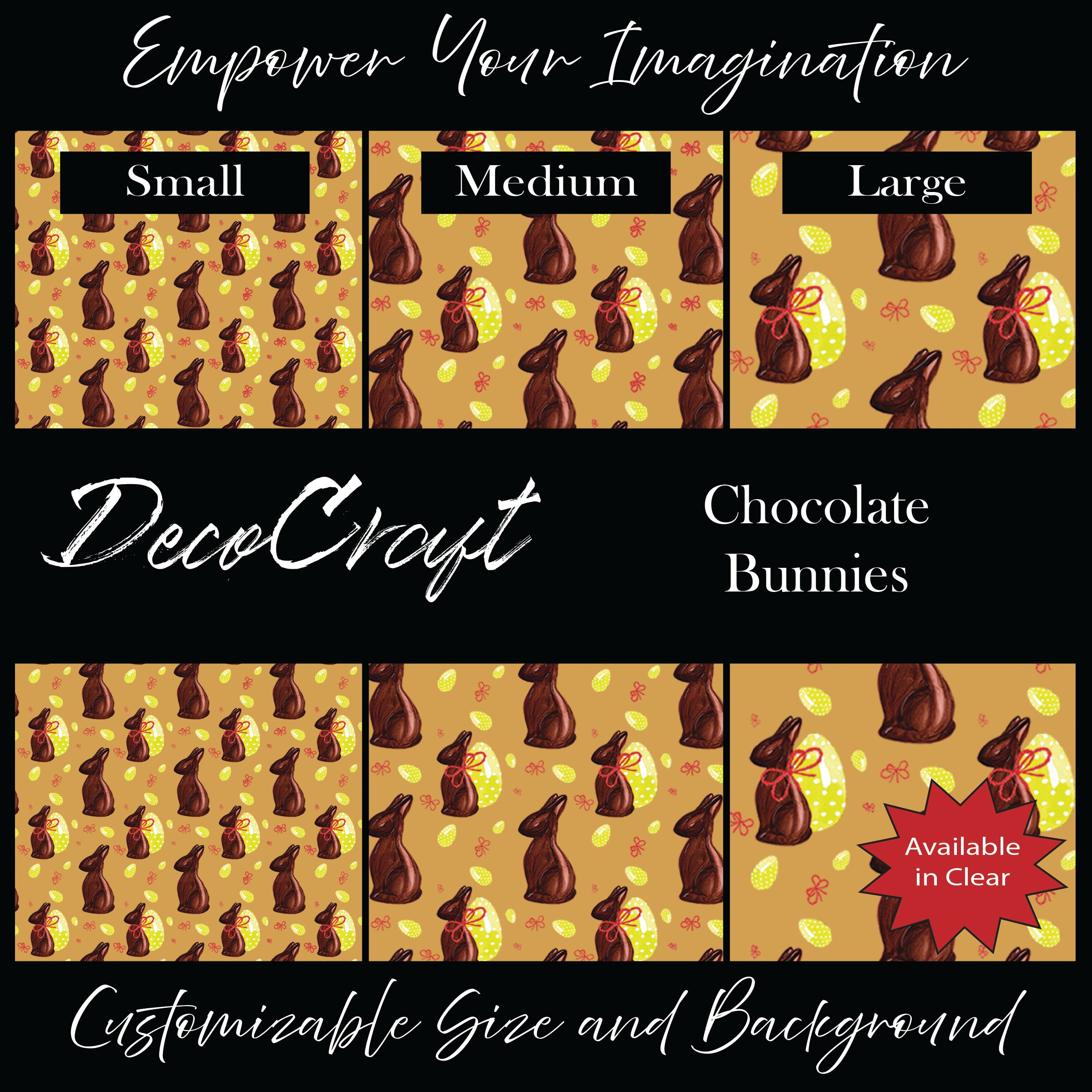 DecoCraft - Spring & Easter - Chocolate Bunnies – H & H Creations