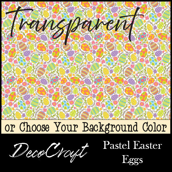 DecoCraft - Transparent - Spring & Easter - Pastel Easter Eggs – H & H ...