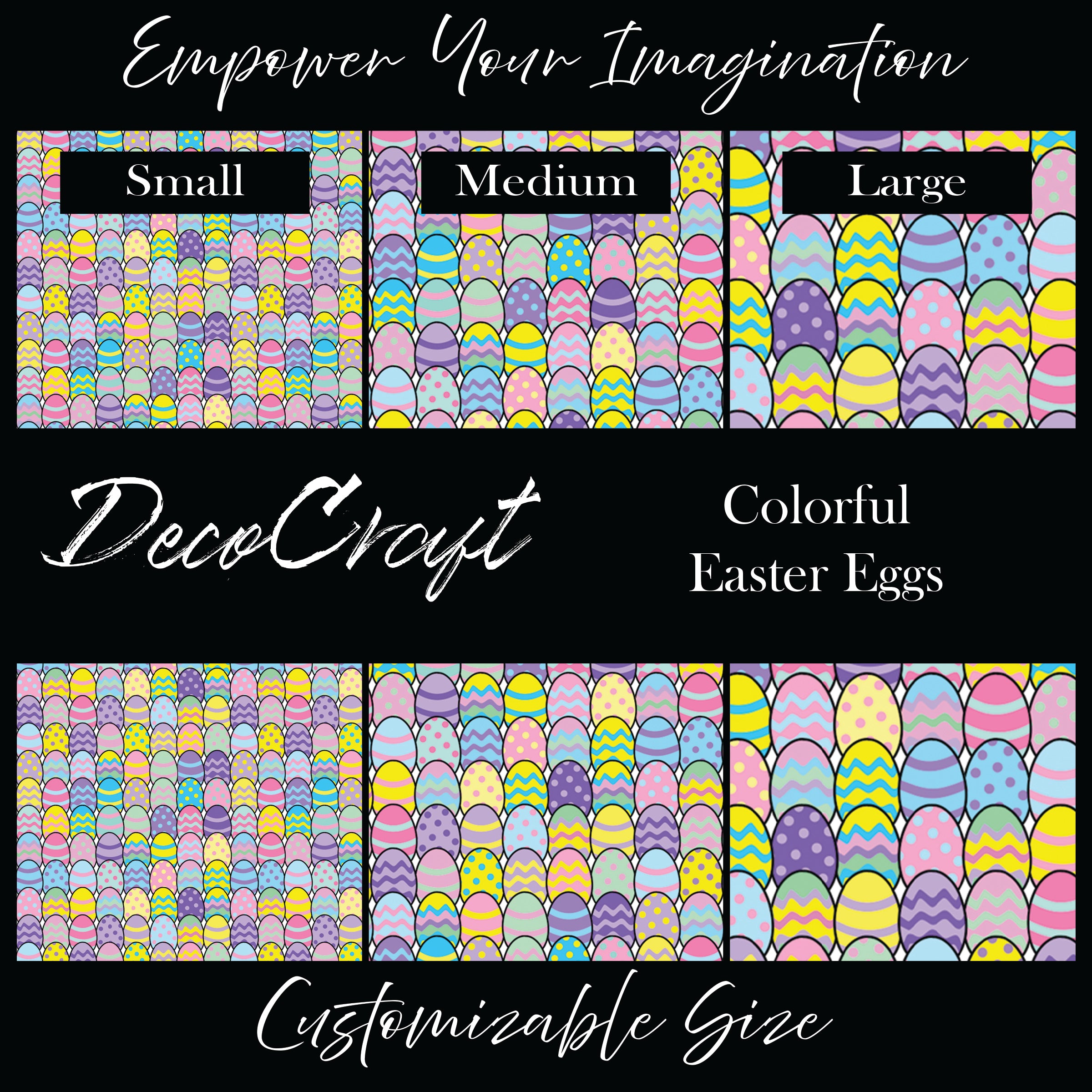 DecoCraft - Spring & Easter - Colorful Easter Eggs – H & H Creations