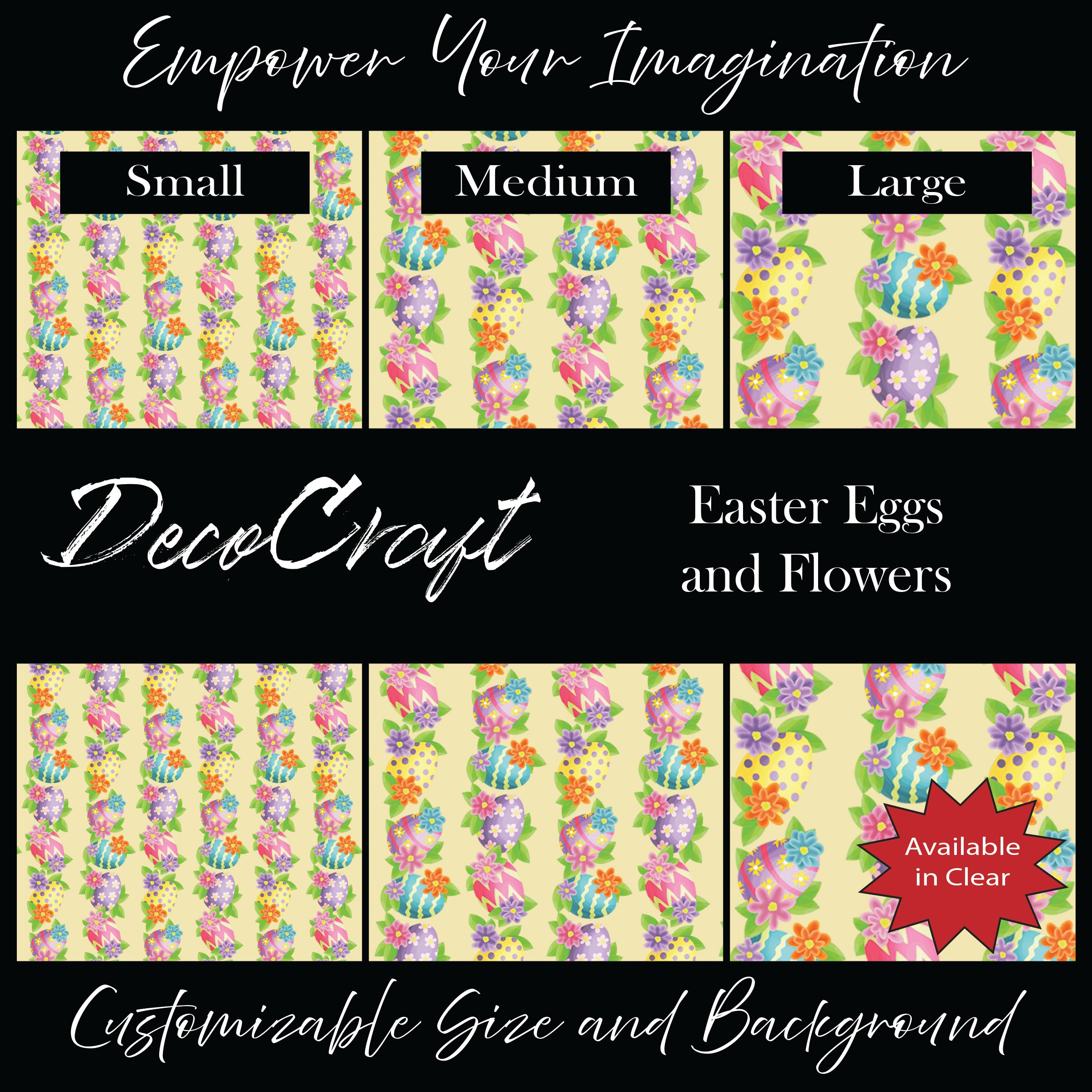 DecoCraft - Spring & Easter - Easter Eggs and Flowers – H & H Creations