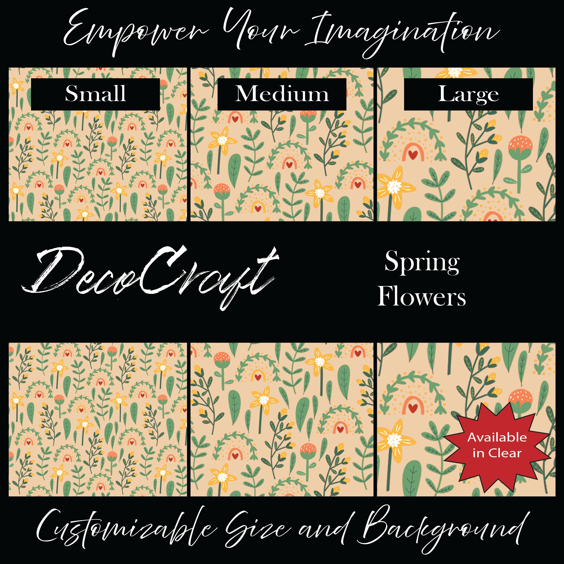 DecoCraft - Spring & Easter - Spring Flowers – H & H Creations