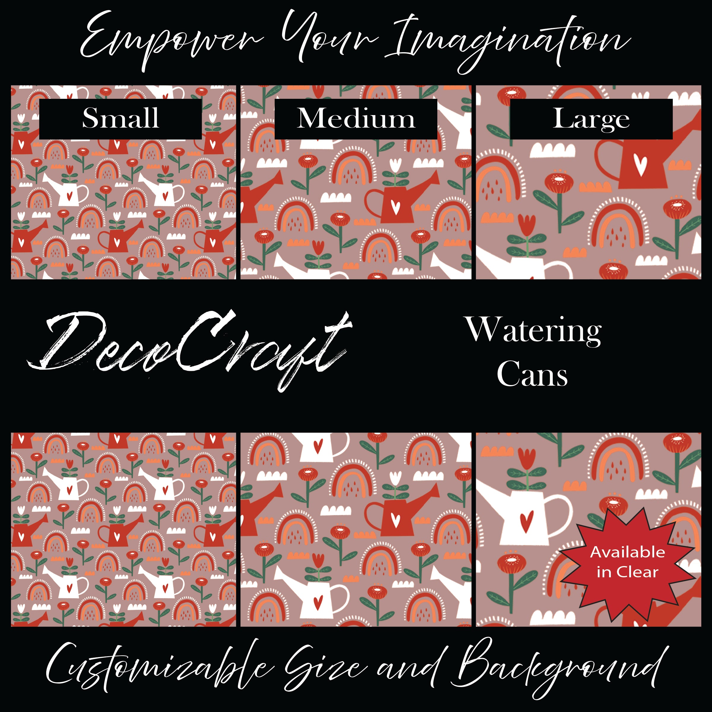 DecoCraft - Spring & Easter - Watering Cans – H & H Creations