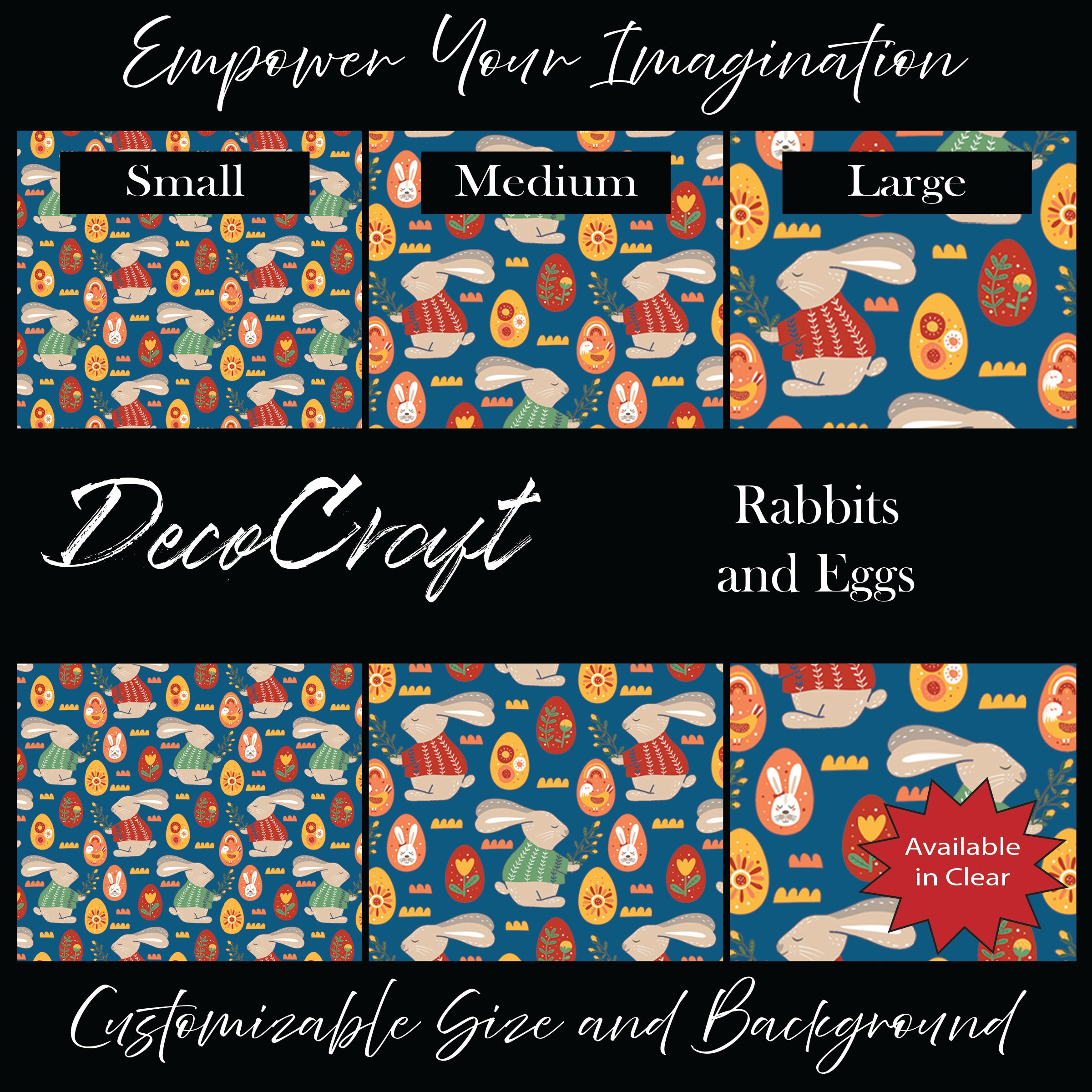 DecoCraft - Spring & Easter - Rabbits and Eggs – H & H Creations