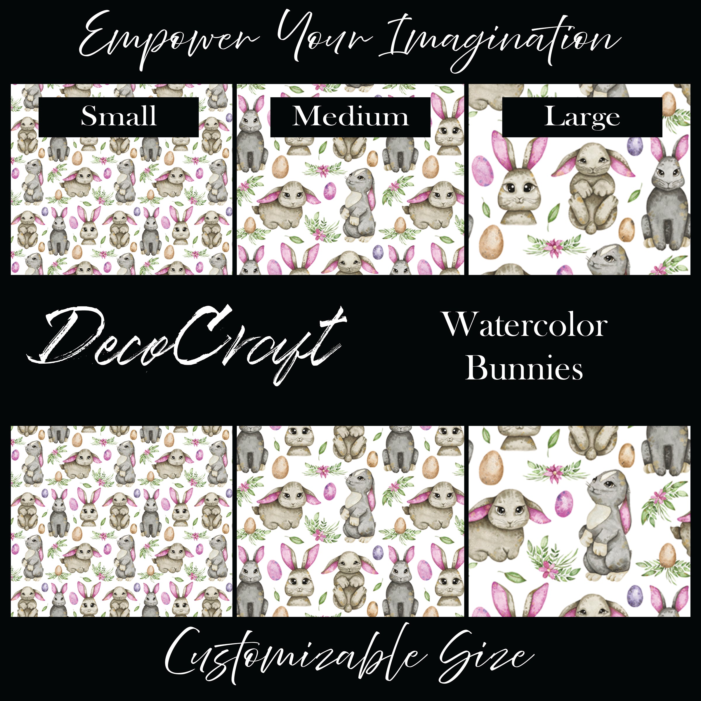 DecoCraft - Spring & Easter - Watercolor Bunnies – H & H Creations
