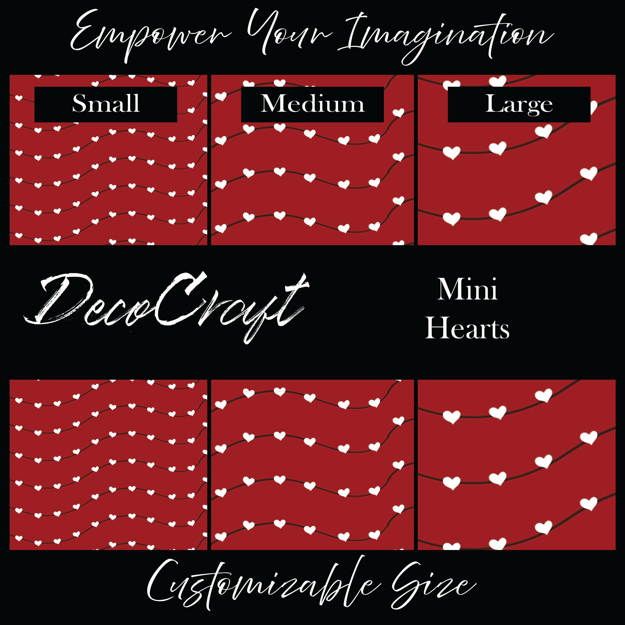 DecoCraft - Valentine's Day - Mini Hearts – H & H Creations