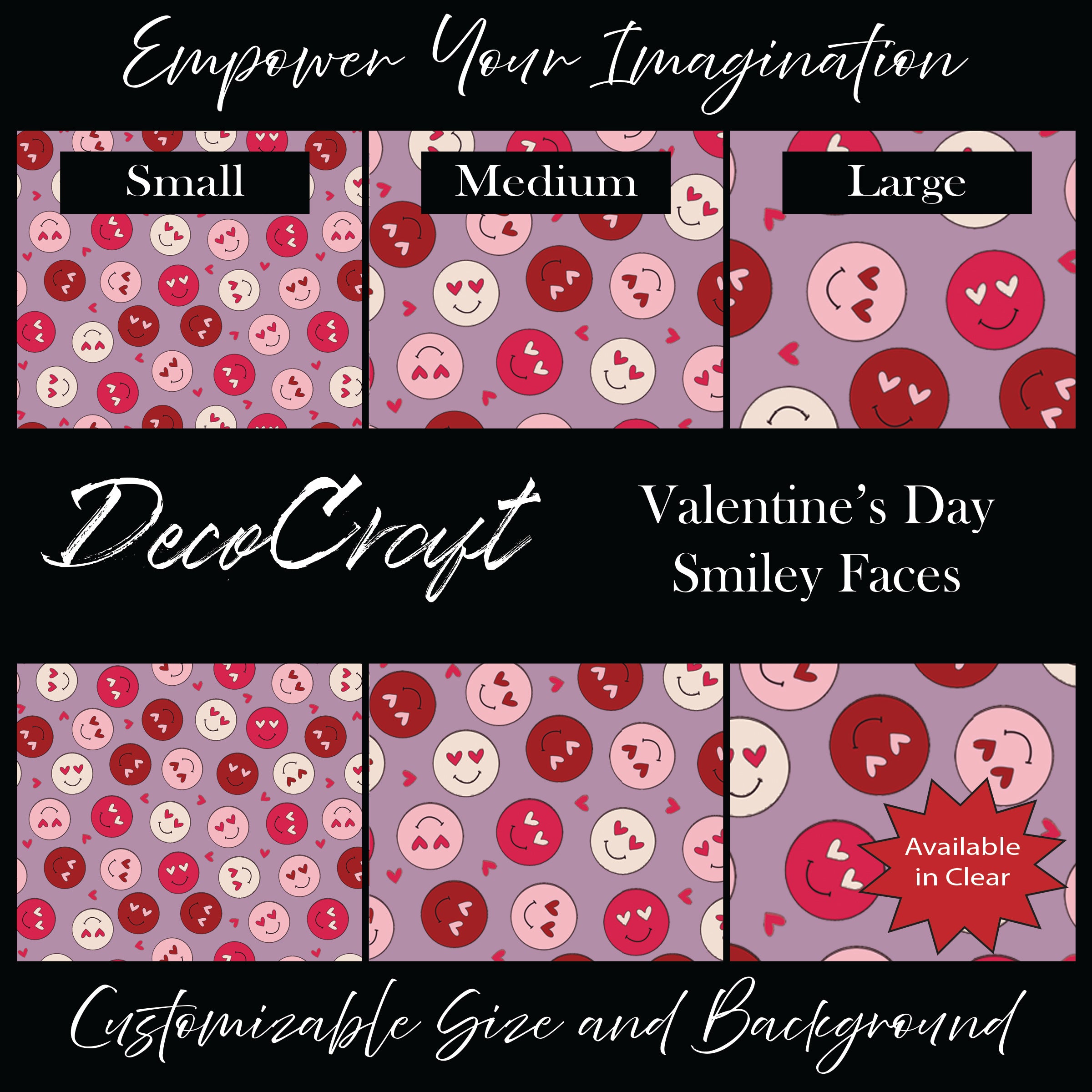 DecoCraft - Valentine's Day - Smiley Faces – H & H Creations