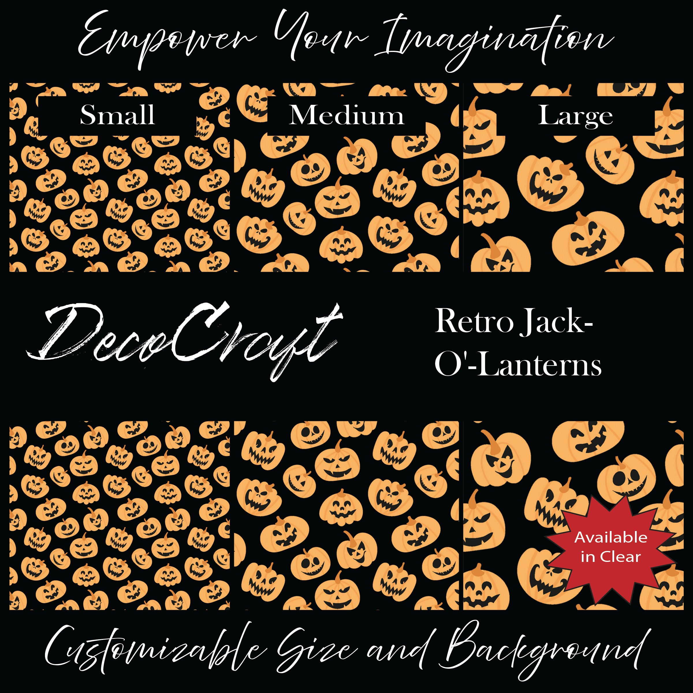 DecoCraft - Halloween - Retro Jack-O'-Lanterns – H & H Creations