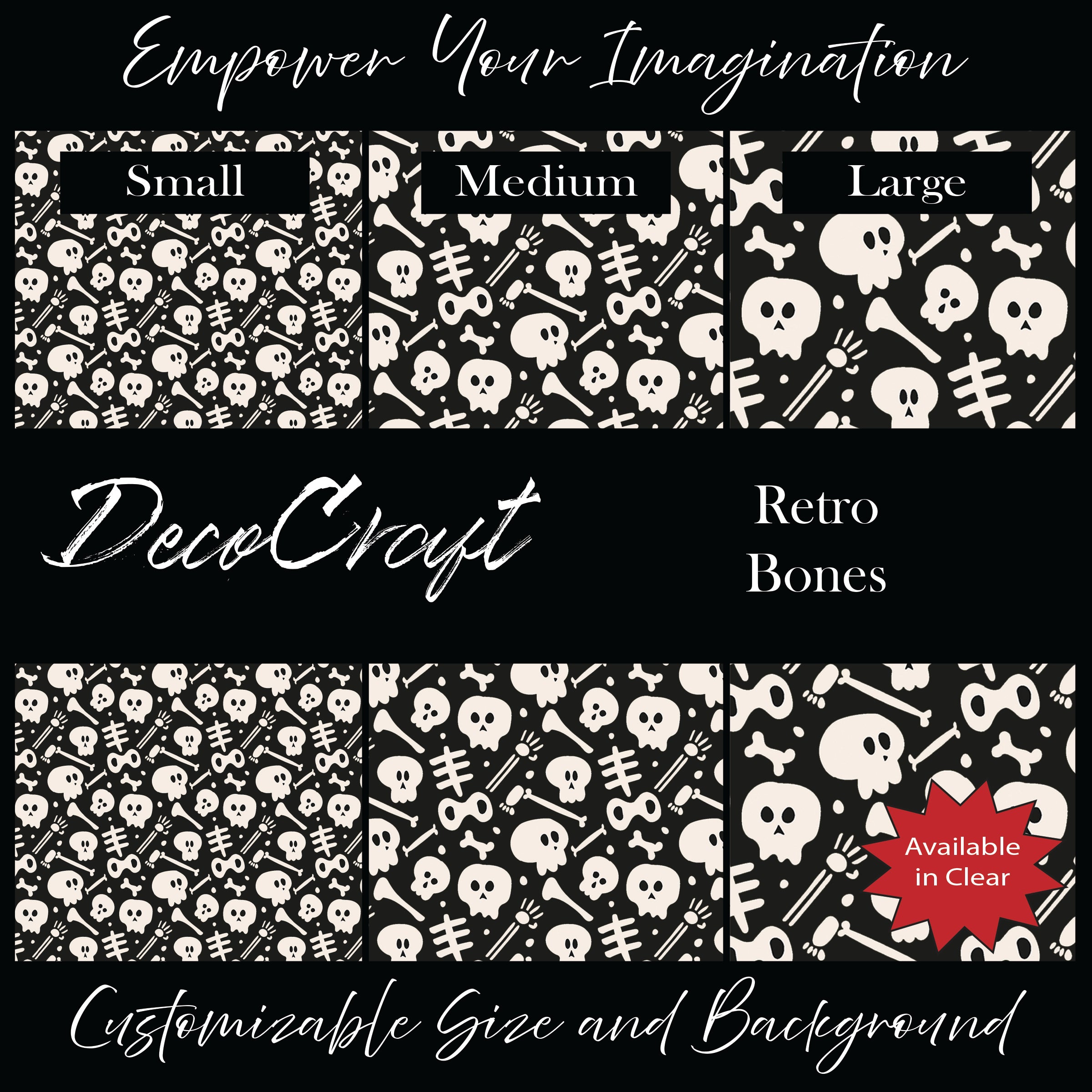 DecoCraft - Halloween - Retro Bones – H & H Creations