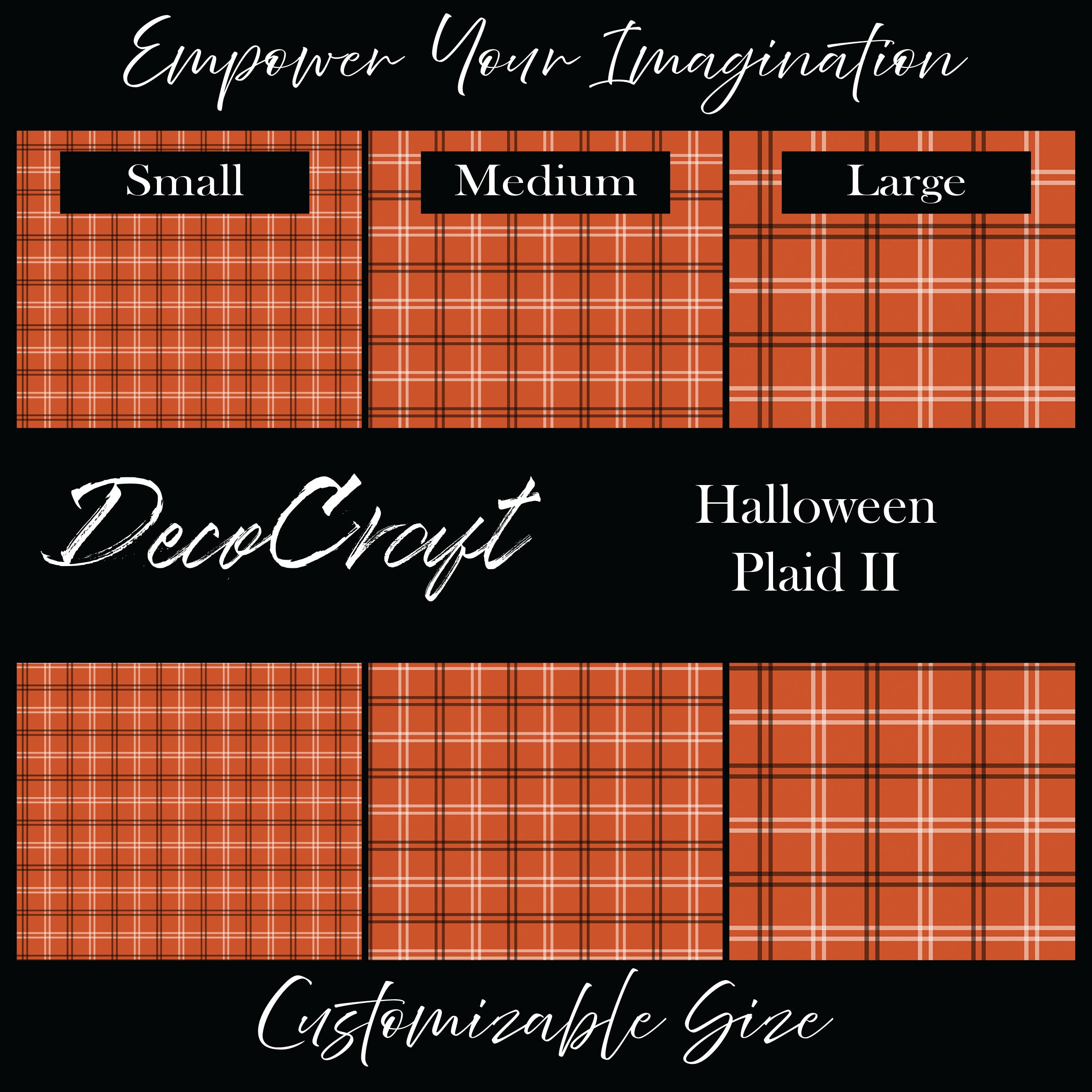 DecoCraft - Halloween - Plaid II – H & H Creations