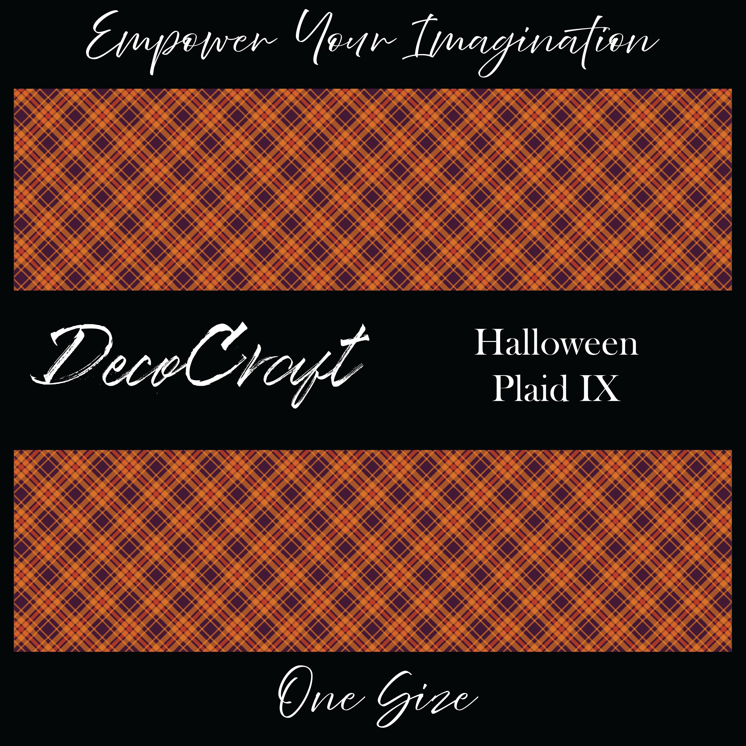 DecoCraft - Halloween - Plaid IV – H & H Creations