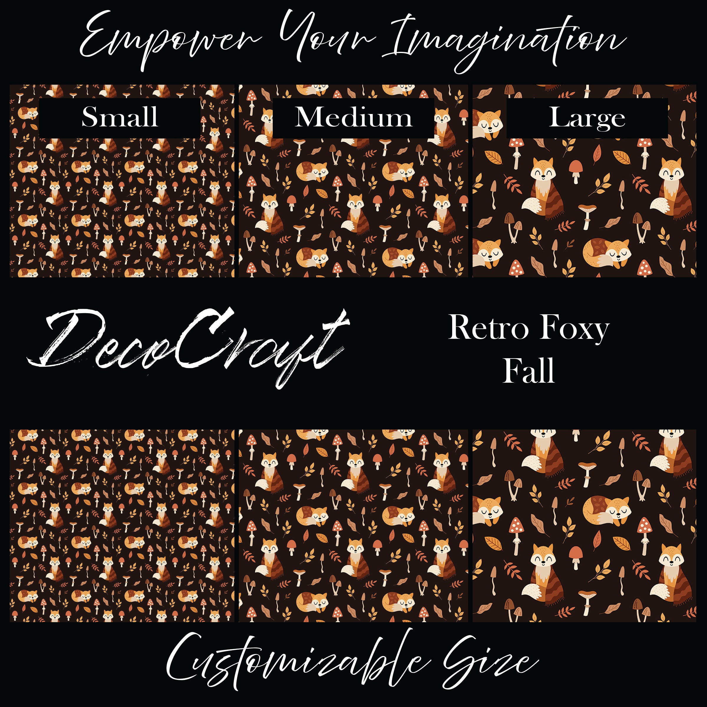 DecoCraft - Fall/Autumn - Retro Foxy Fall – H & H Creations