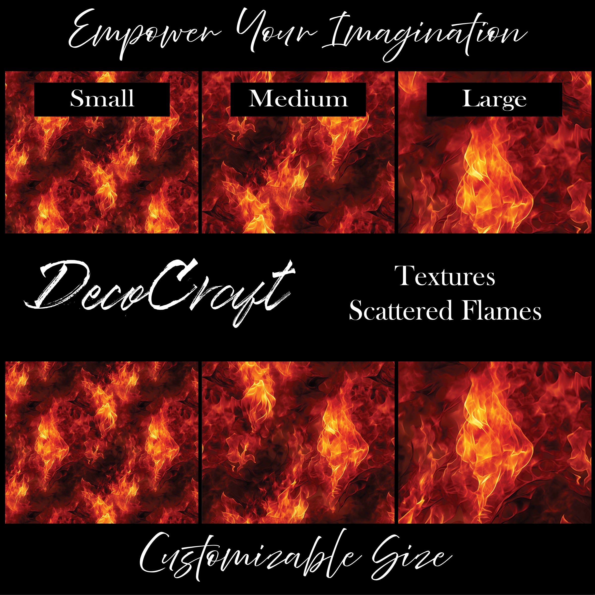 DecoCraft - Textures - Scattered Flames – H & H Creations