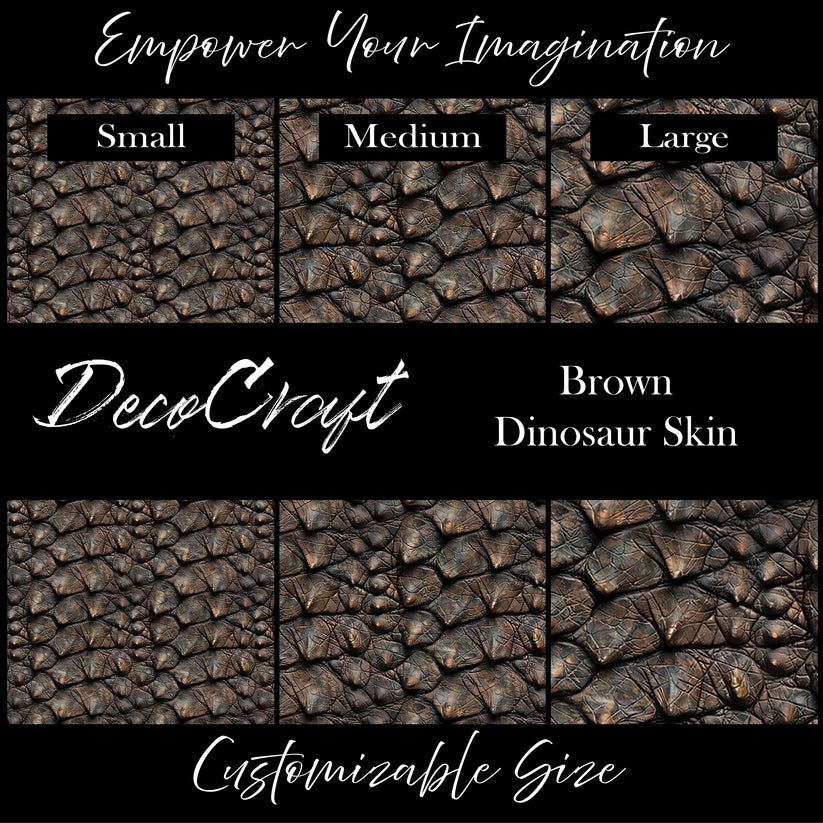 DecoCraft - Animals, Birds, & Bugs - Brown Dinosaur Skin – H & H Creations