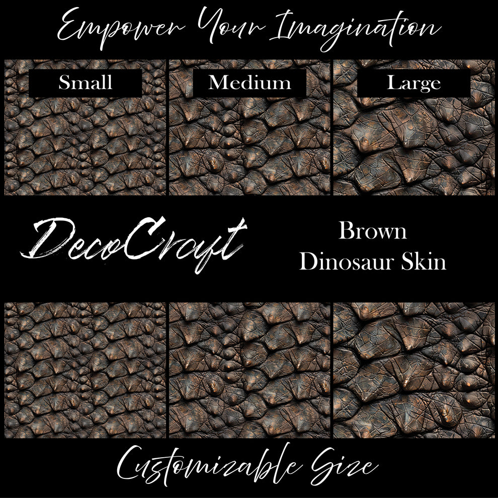 DecoCraft - Animals, Birds, & Bugs - Brown Dinosaur Skin – H & H Creations