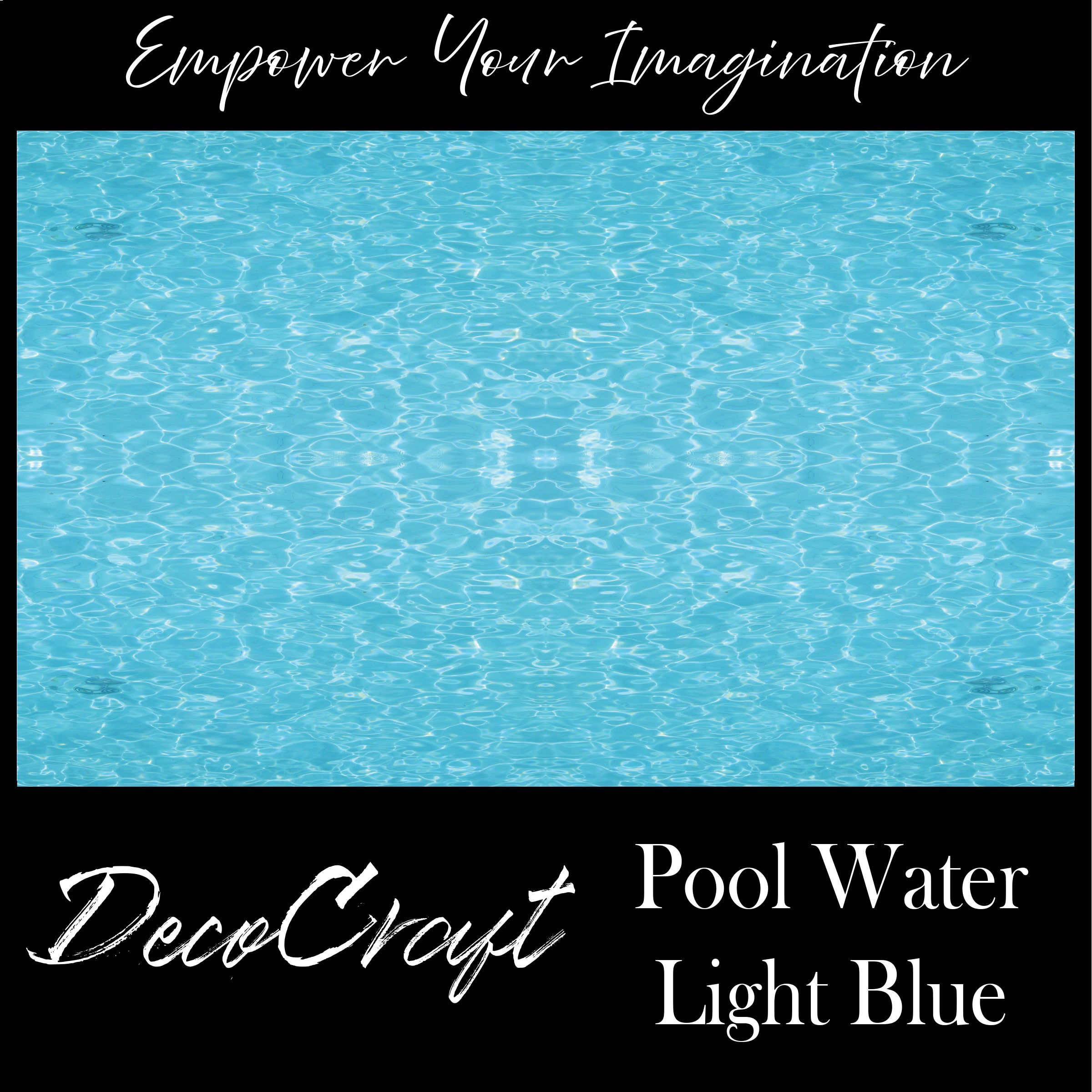 DecoCraft - Skies & Landscapes - Light Blue Pool Water – H & H Creations