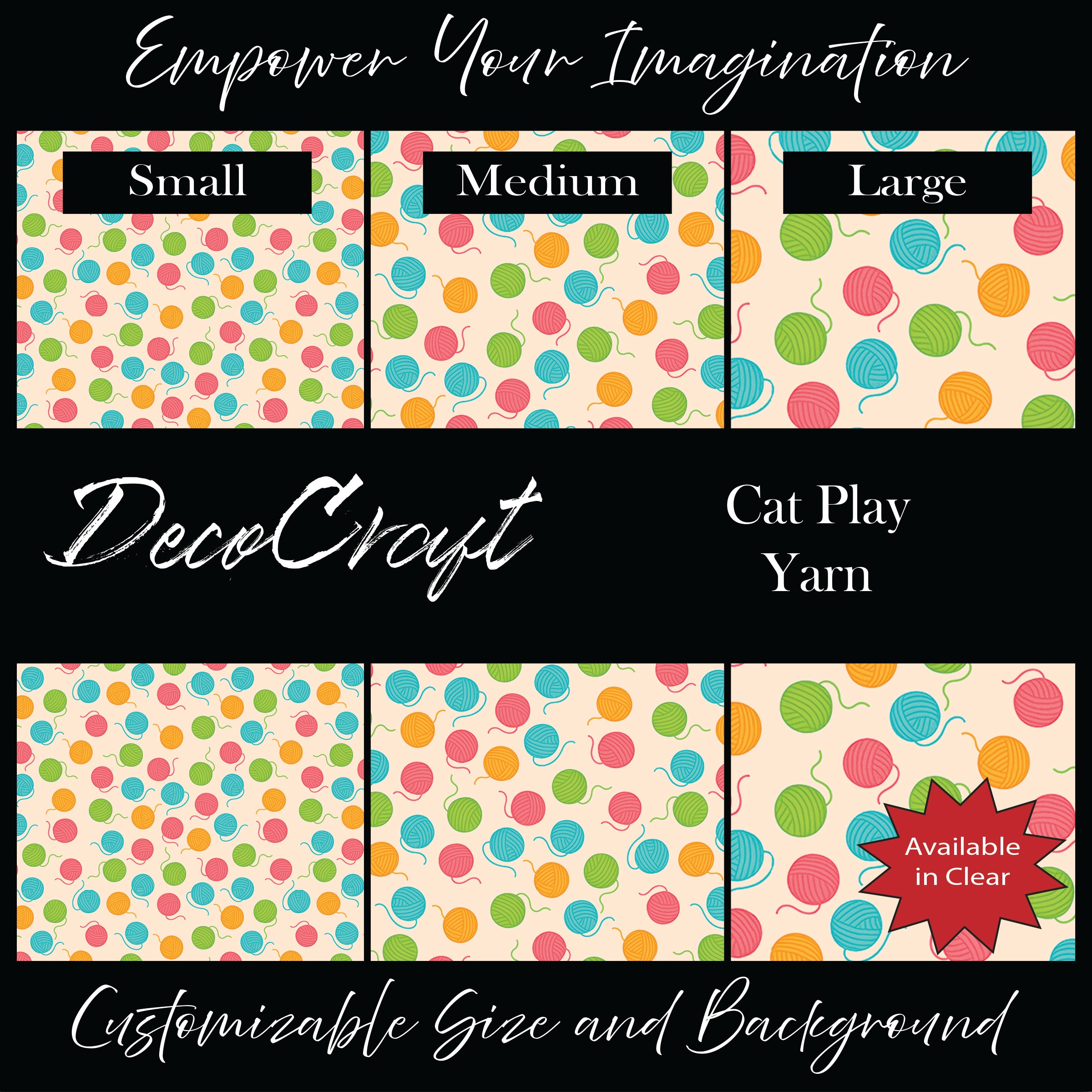 DecoCraft - Animals, Bugs & Birds - Cat Play Yarn – H & H Creations