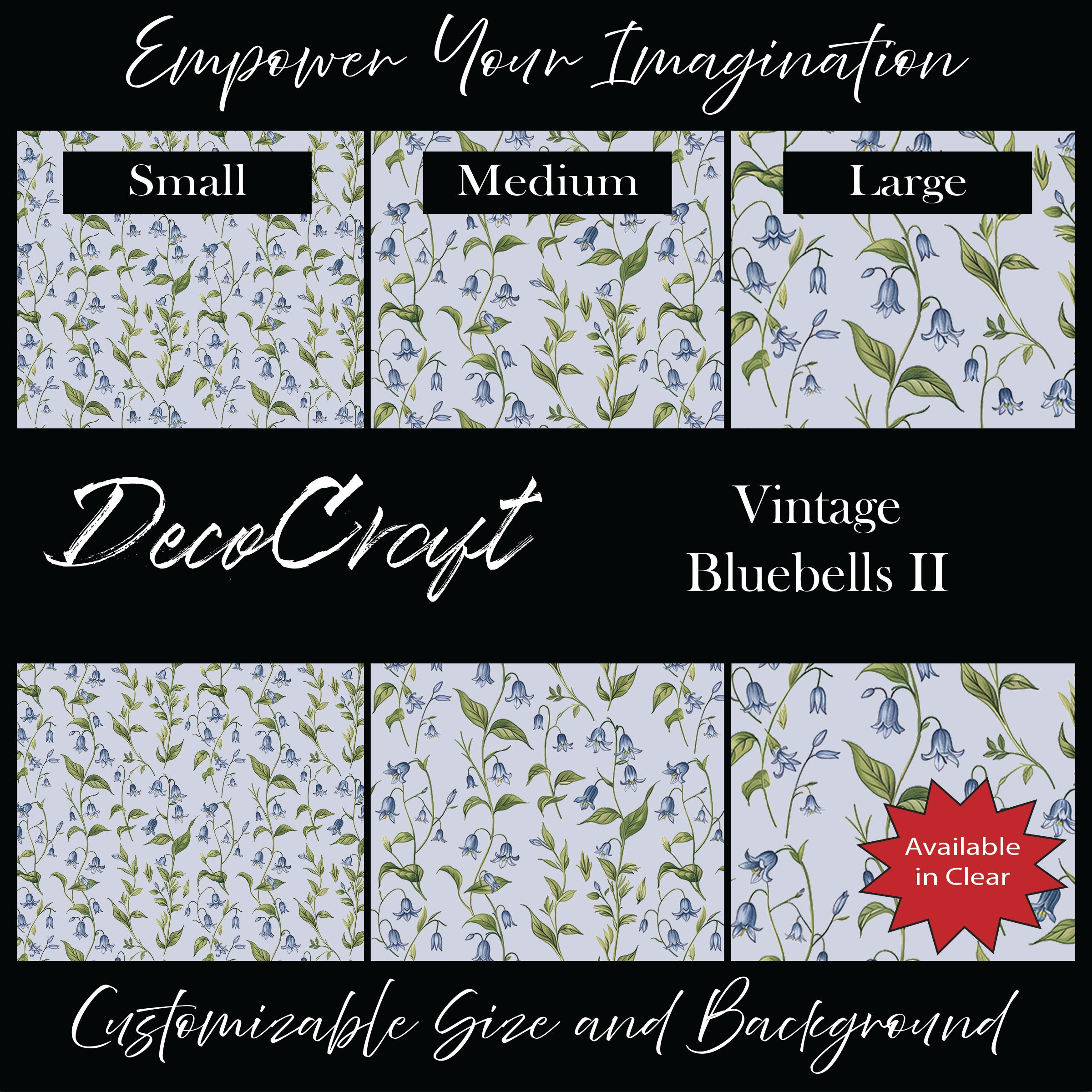 DecoCraft - Flowers & Greenery - Vintage Bluebells II – H & H Creations