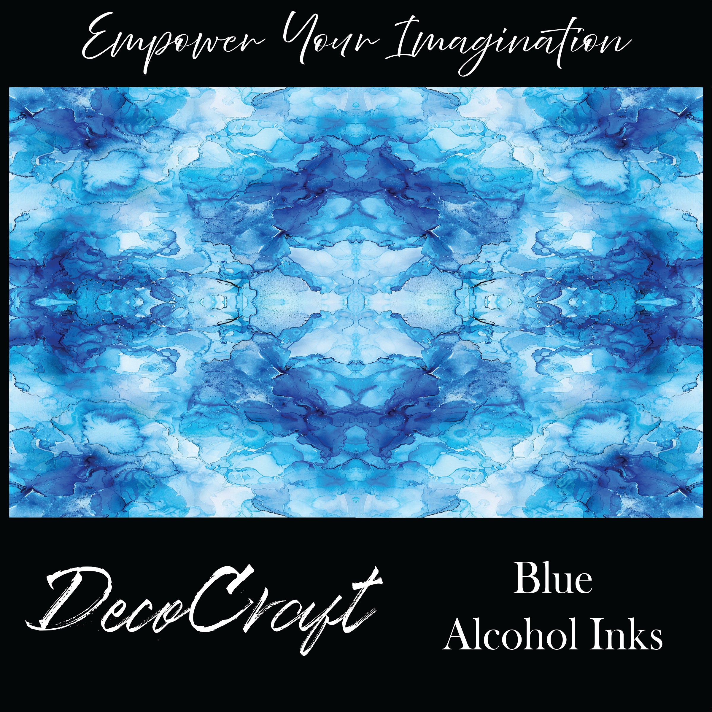 DecoCraft - Abstract - Blue Alcohol Inks – H & H Creations