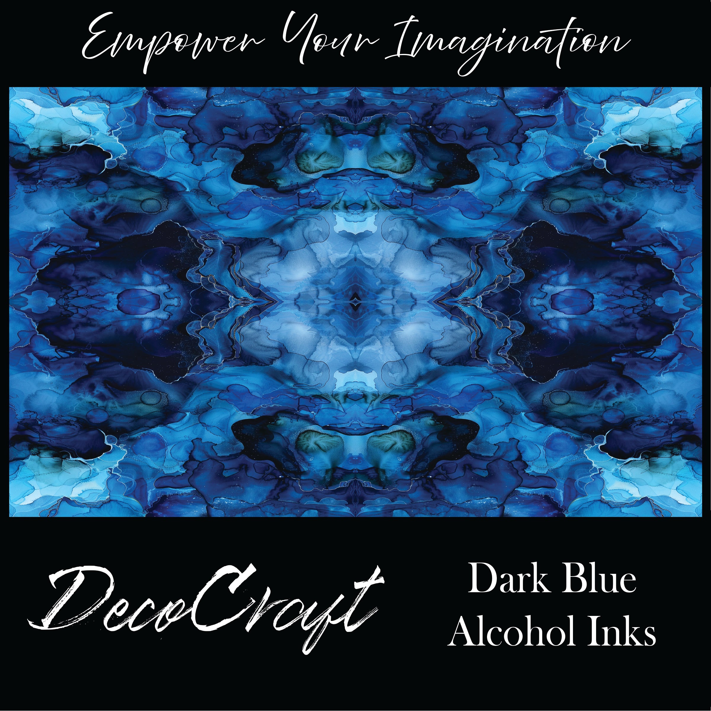 DecoCraft - Abstract - Dark Blue Alcohol Inks – H & H Creations