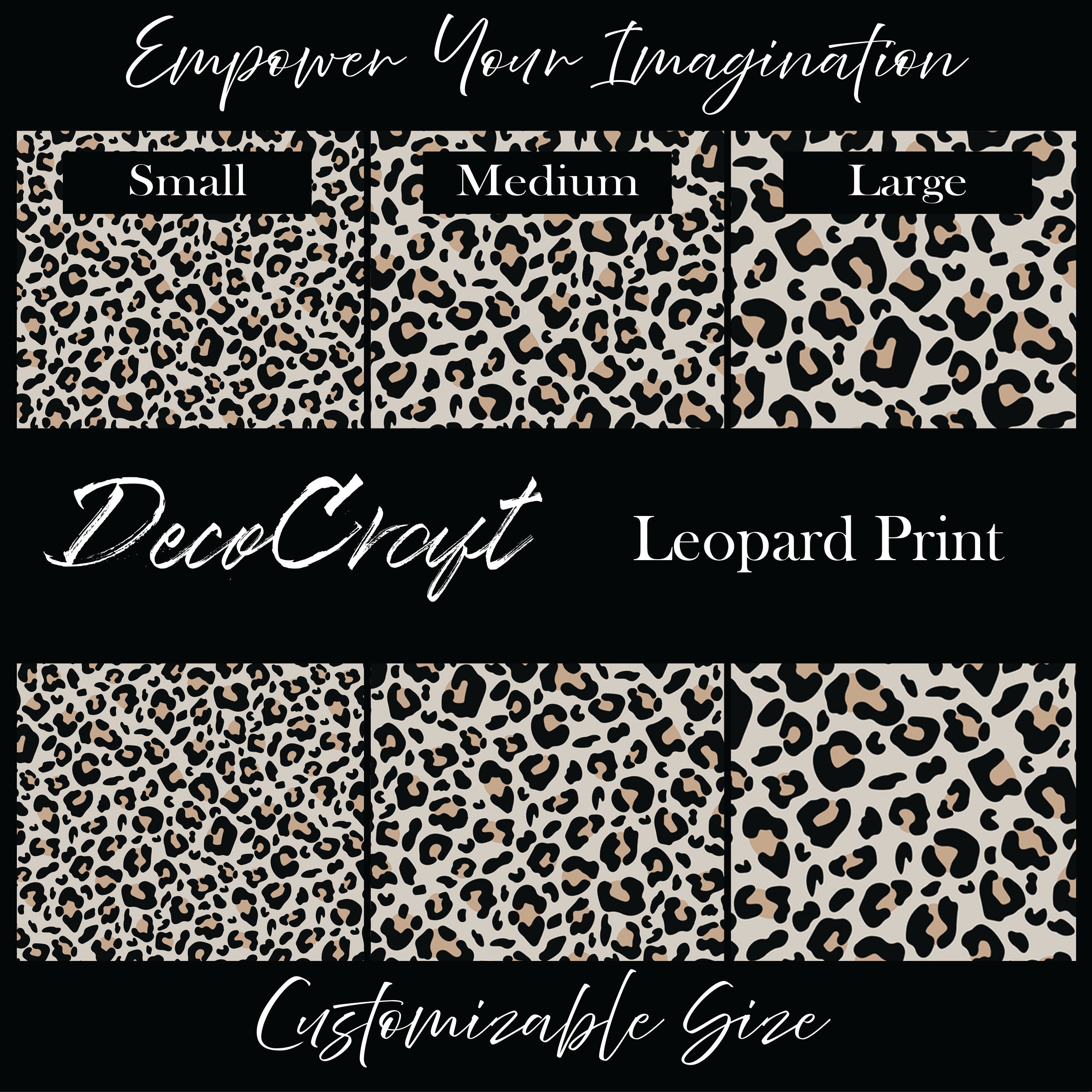 DecoCraft - Animals, Birds, & Bugs - Leopard Print – H & H Creations