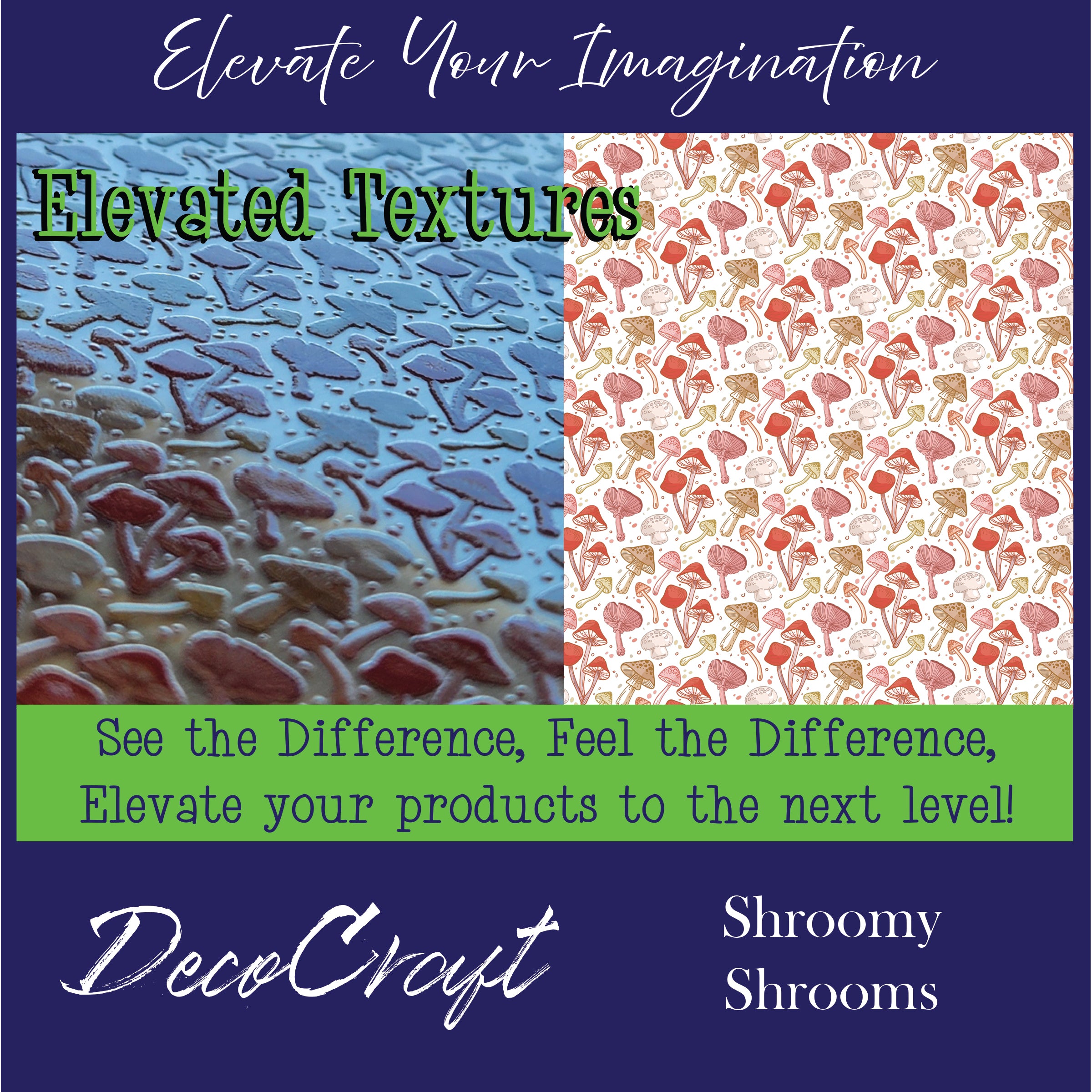 DecoCraft - Elevated Textures - Shroomy Shrooms – H & H Creations