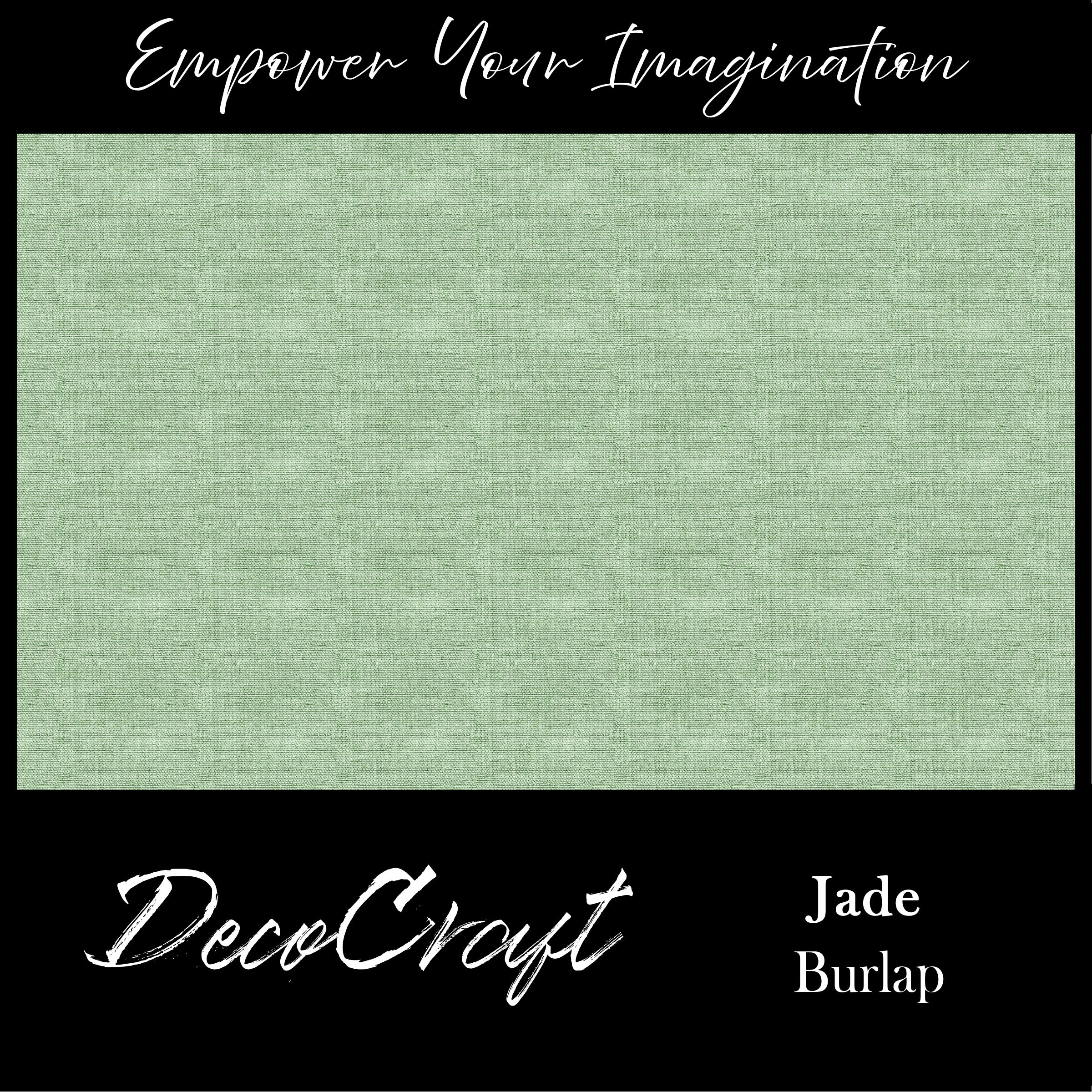 DecoCraft - Textures - Heathered Burlap - Jade – H & H Creations