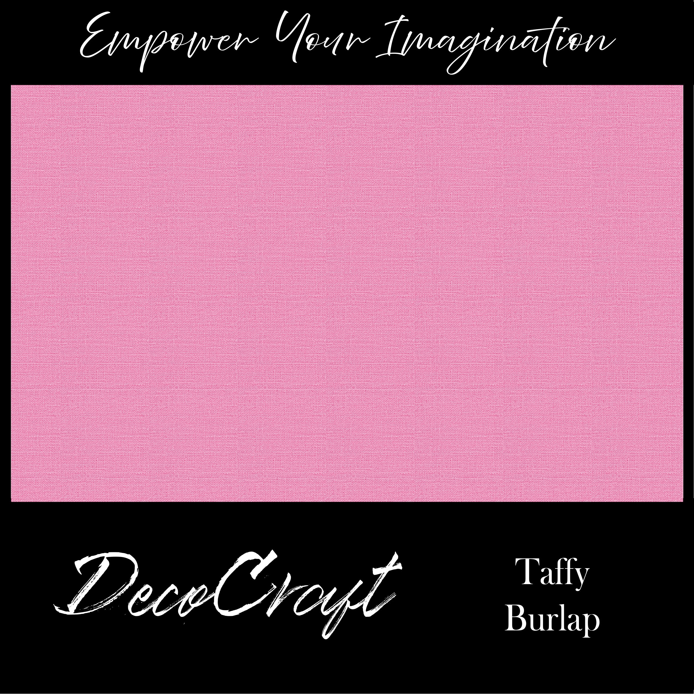 DecoCraft - Textures - Burlap Solids - Taffy – H & H Creations