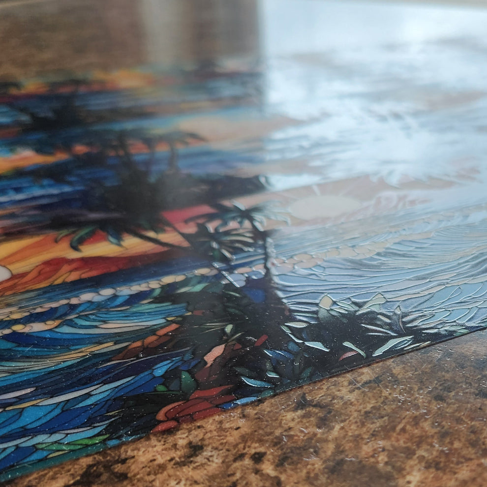 DecoCraft - Elevated Texture - Cherokee Rose - Realistic Stained Glass ...