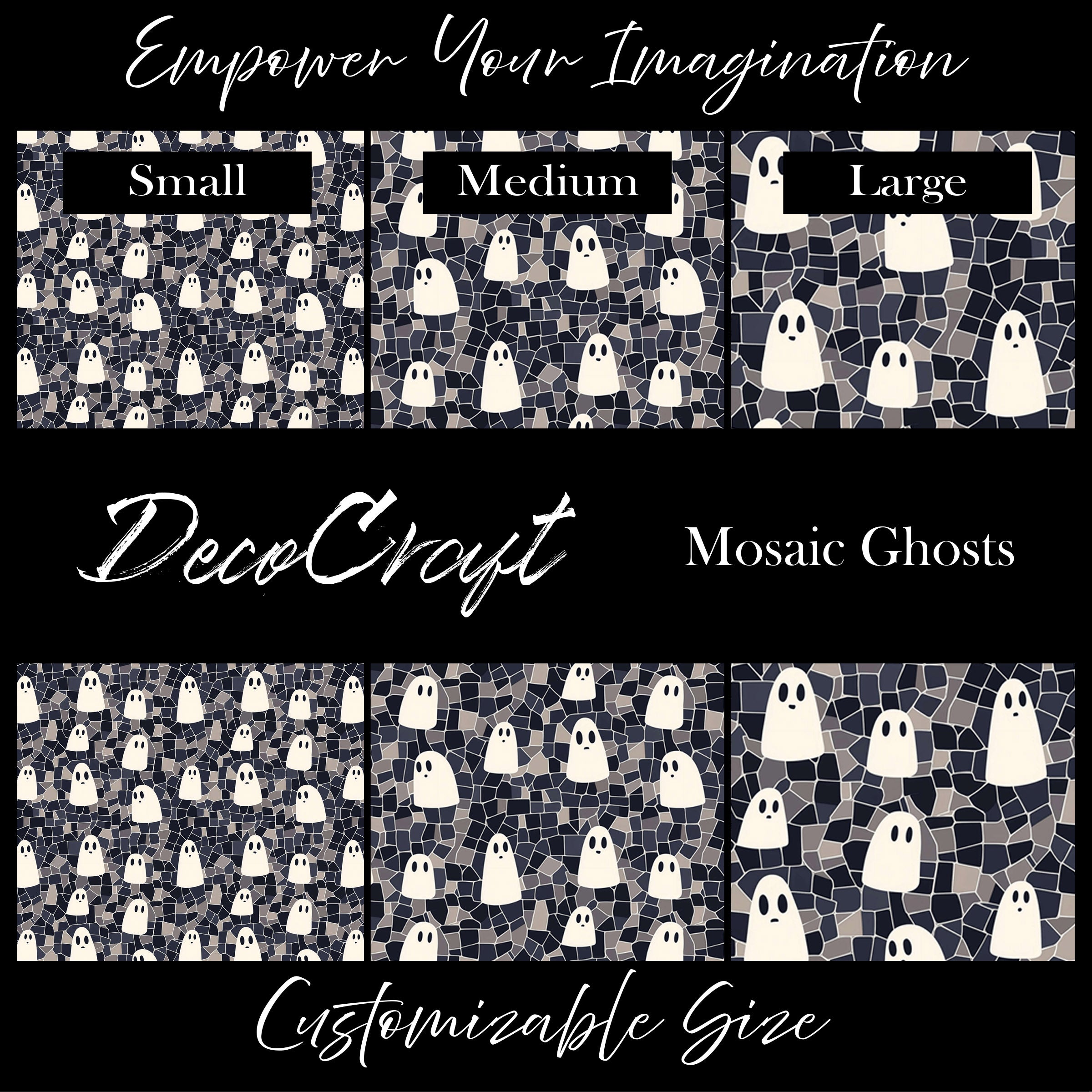 DecoCraft - Halloween - Mosaic Ghosts – H & H Creations