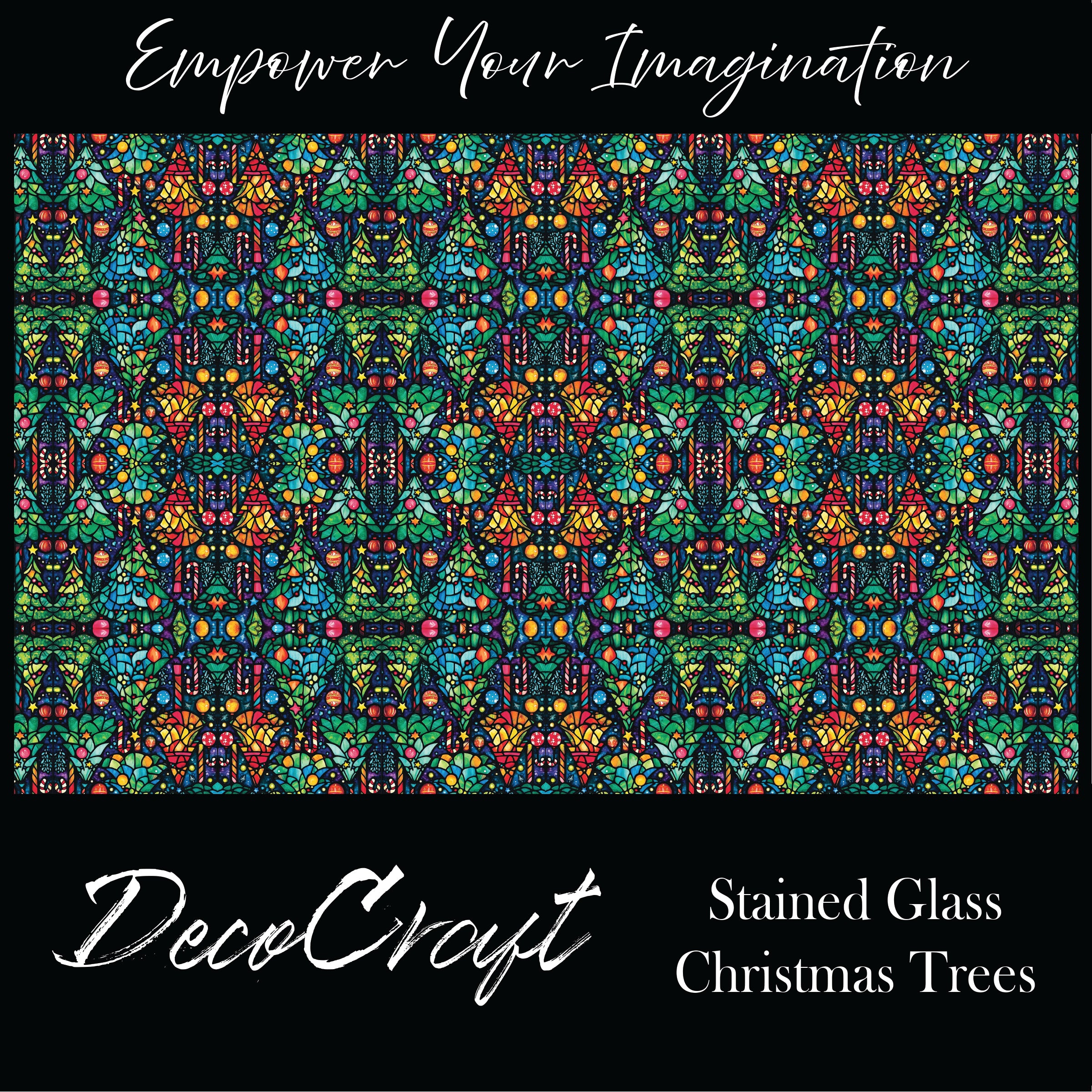 DecoCraft - Stained Glass - Christmas Trees – H & H Creations