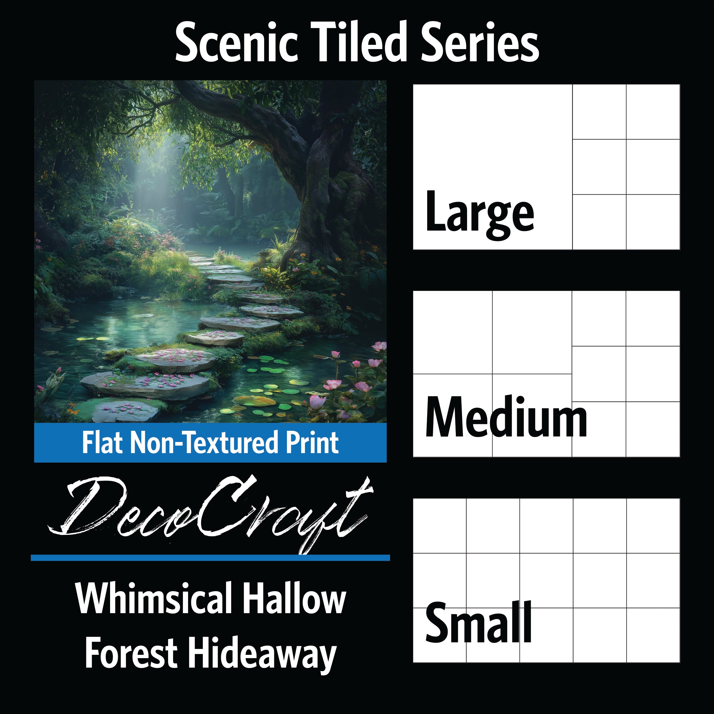 DecoCraft - Scenic Tiles Series - Whimsical Hallow - Forest Hideaway ...
