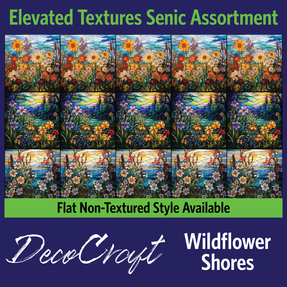 DecoCraft - Elevated Textures - Realistic Stained Glass - Tiled Images ...